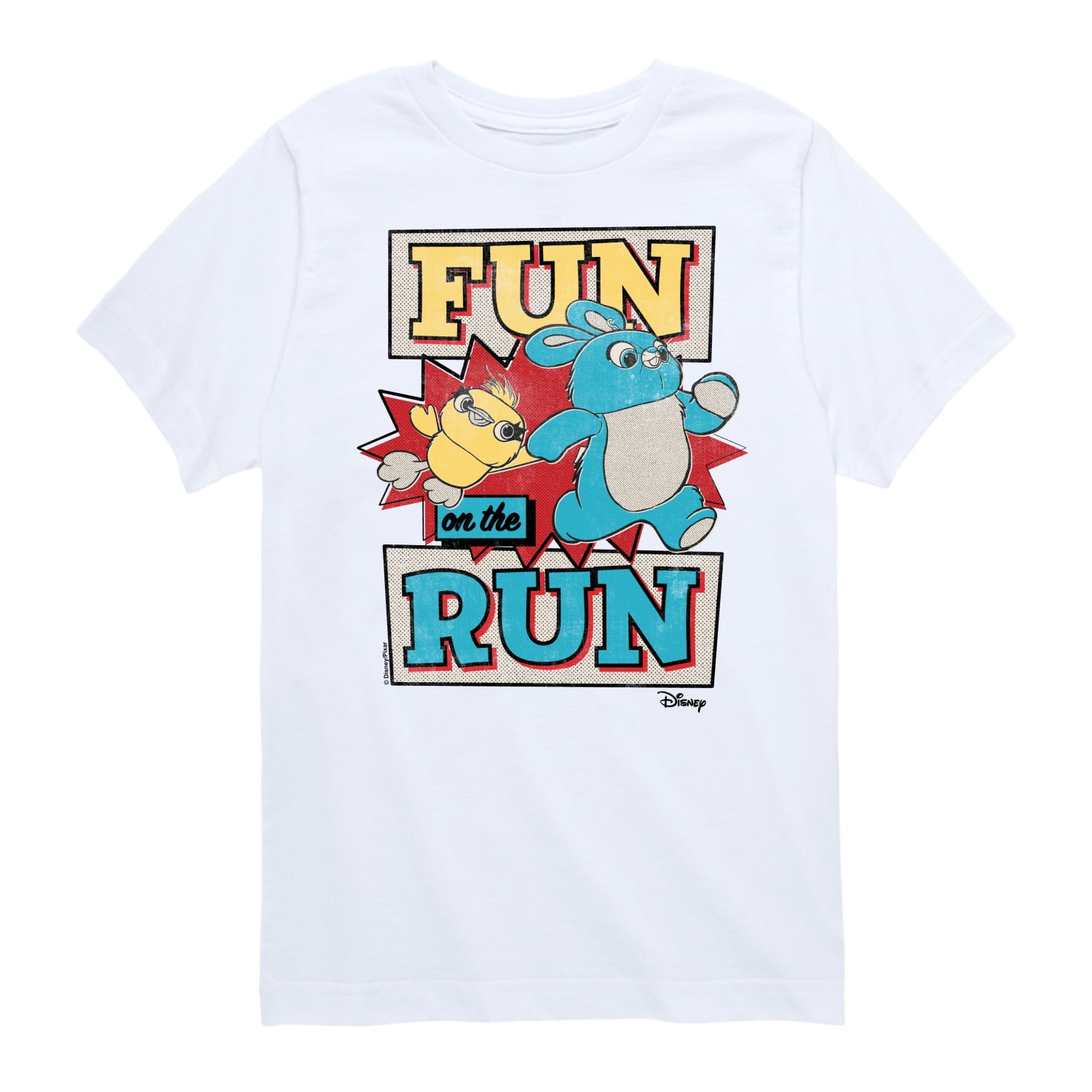 Toy Story 4 - Fun On The Run - Toddler & Youth Short Sleeve Graphic T ...