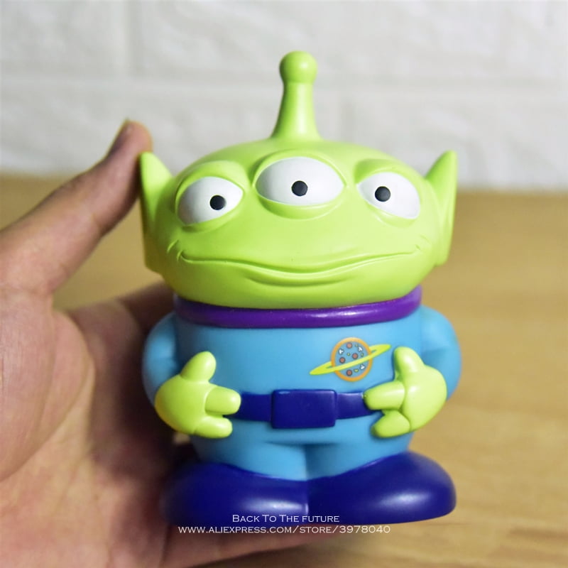 Toy Story 4 Green Aliens Piggy Bank 12.5cm Action Figure Anime ...