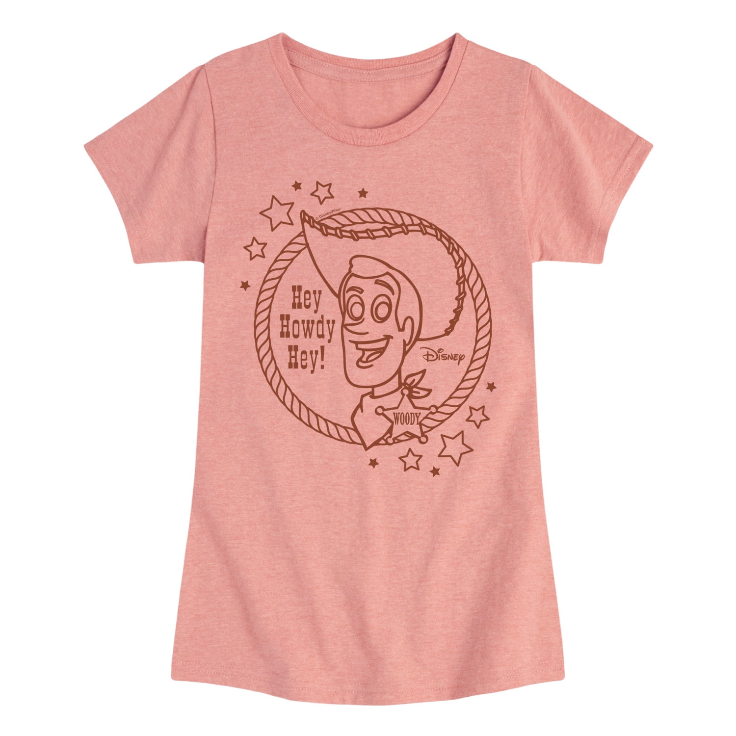 Toy Story 4 - Hey Howdy Hey - Toddler & Youth Girls Short Sleeve ...