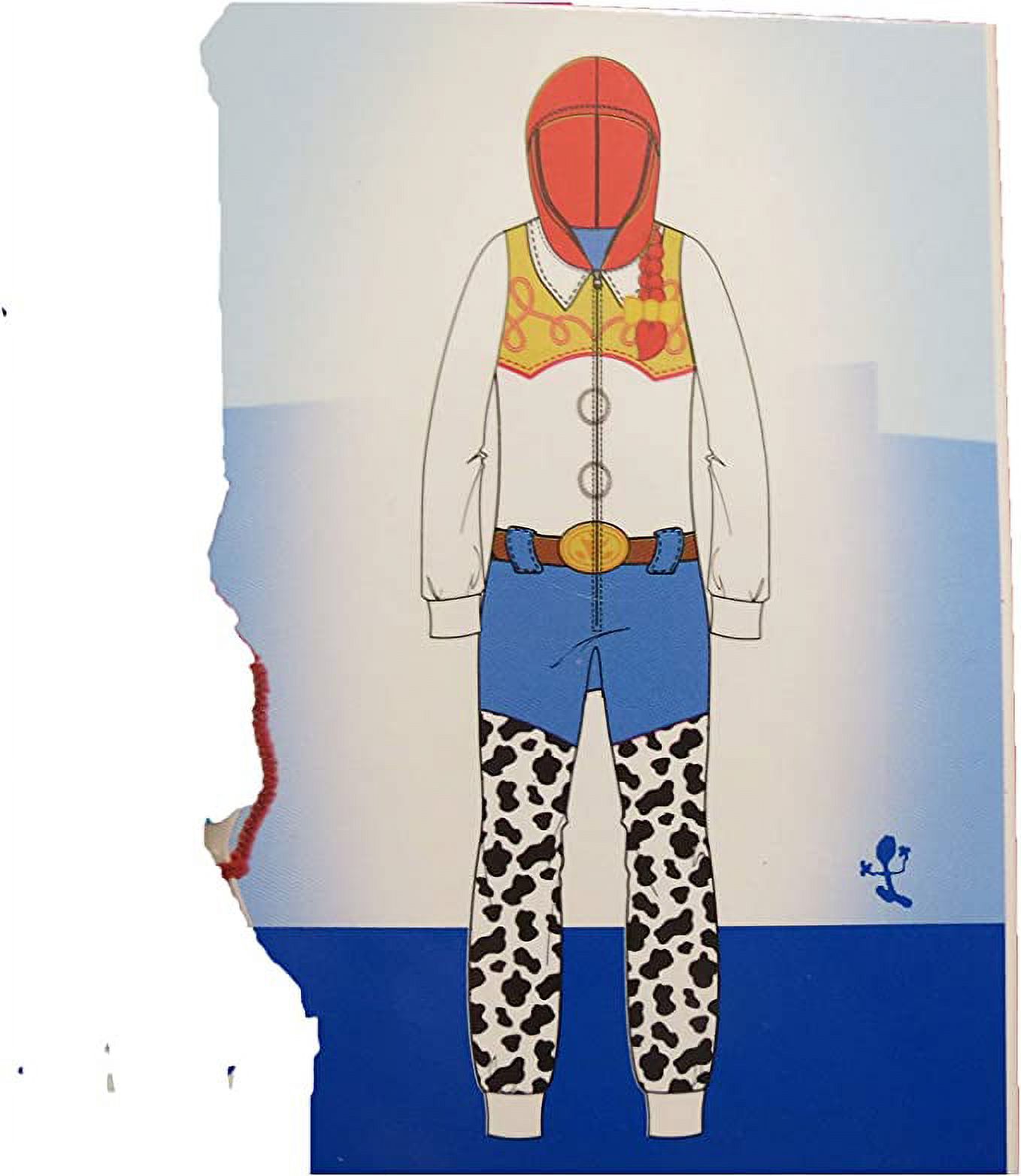 Toy Story 4 Jessie Women's 1 Piece Sleepwear Unionsuit XL Red New ...