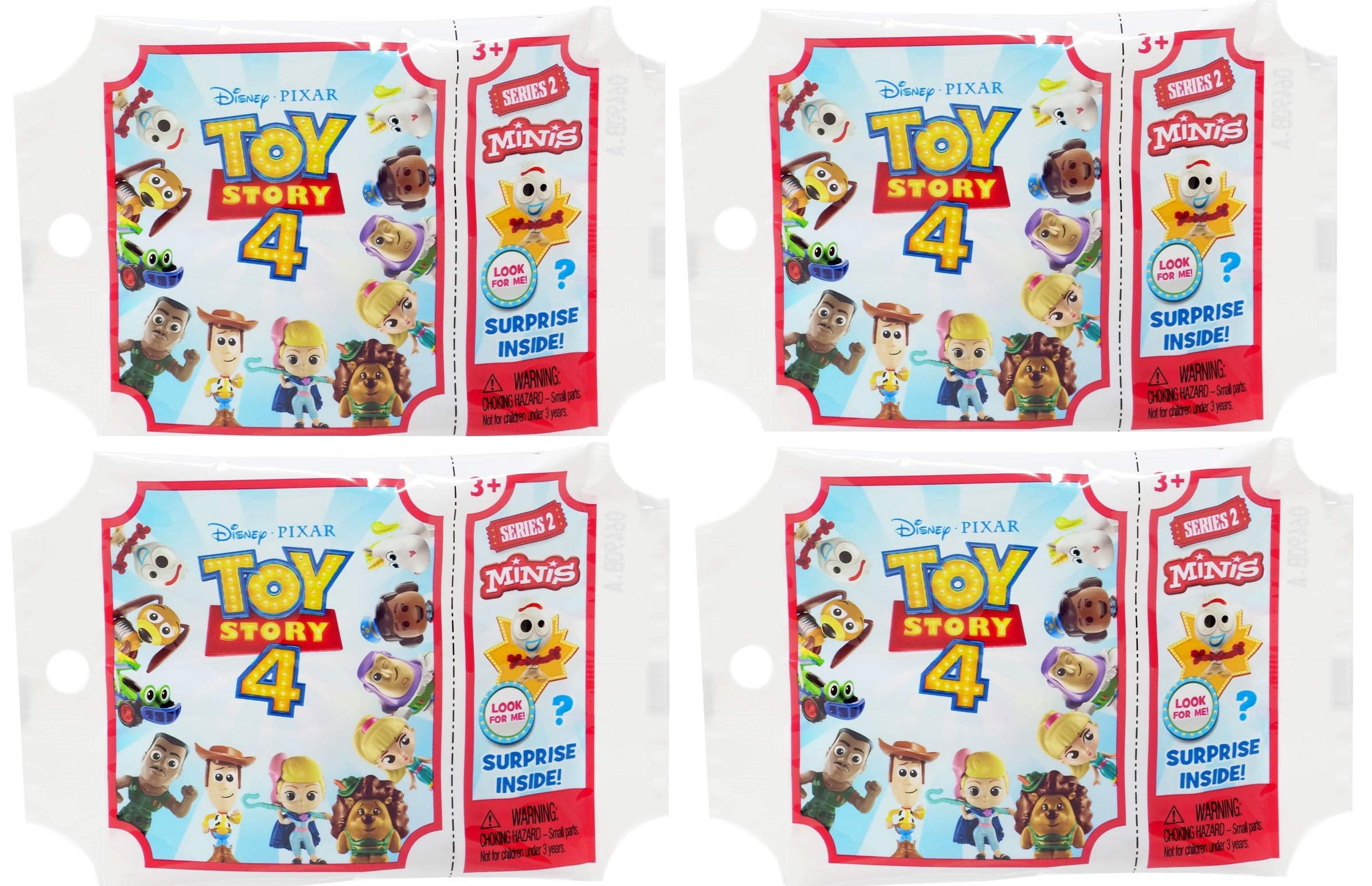 Toy Story 4 Minis Mystery Packs (4 Pack) Series 2 - Walmart.com