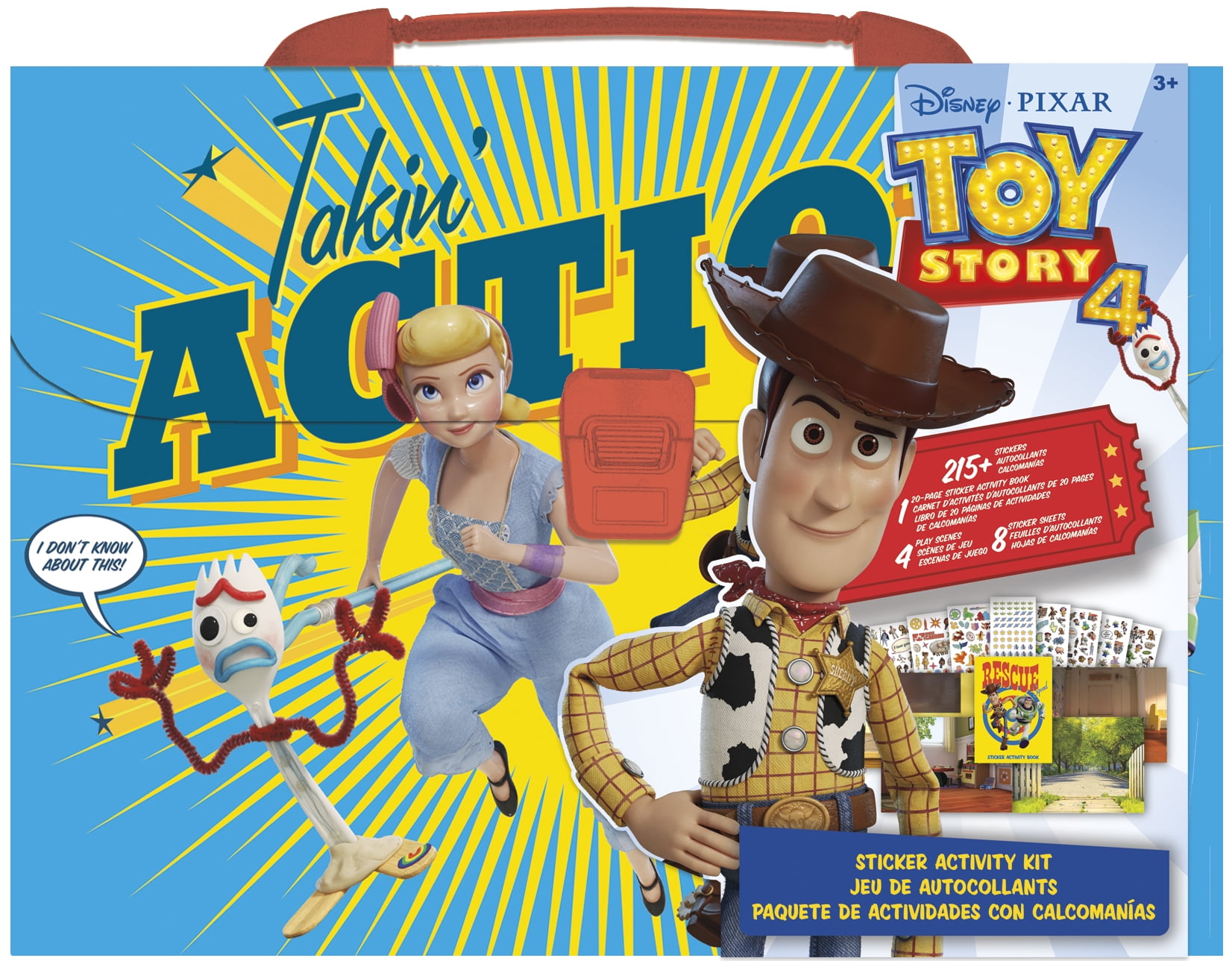 Toy Story 4 My Sticker Activity Kit - Walmart.com