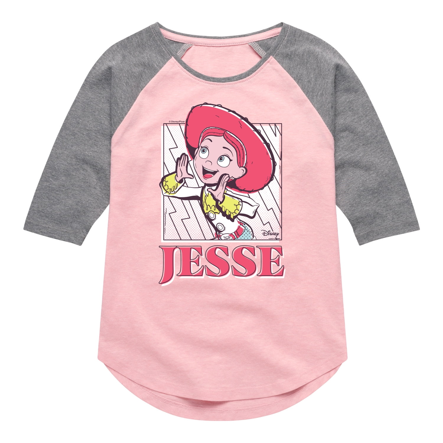 Toy Story 4 - Sunny Side Up Jesse - Toddler & Youth Girls Raglan ...