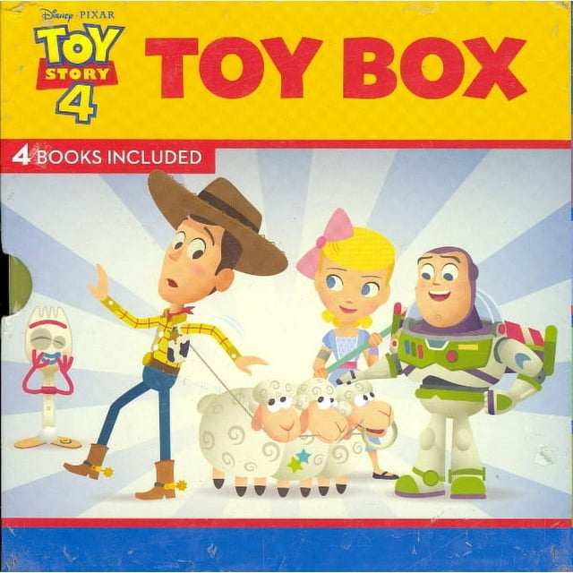 Toy Story 4 Toy Box: 4 Book Box Set - Walmart.com