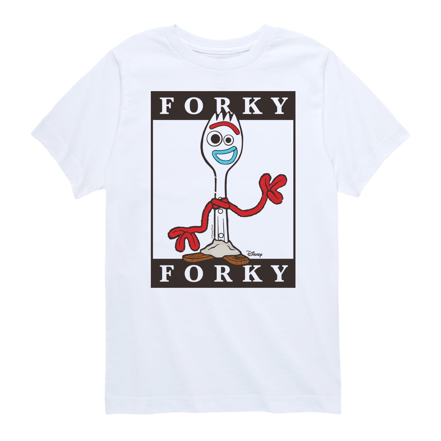 Toy Story 4 - Type Block Forky - Toddler & Youth Short Sleeve Graphic T ...