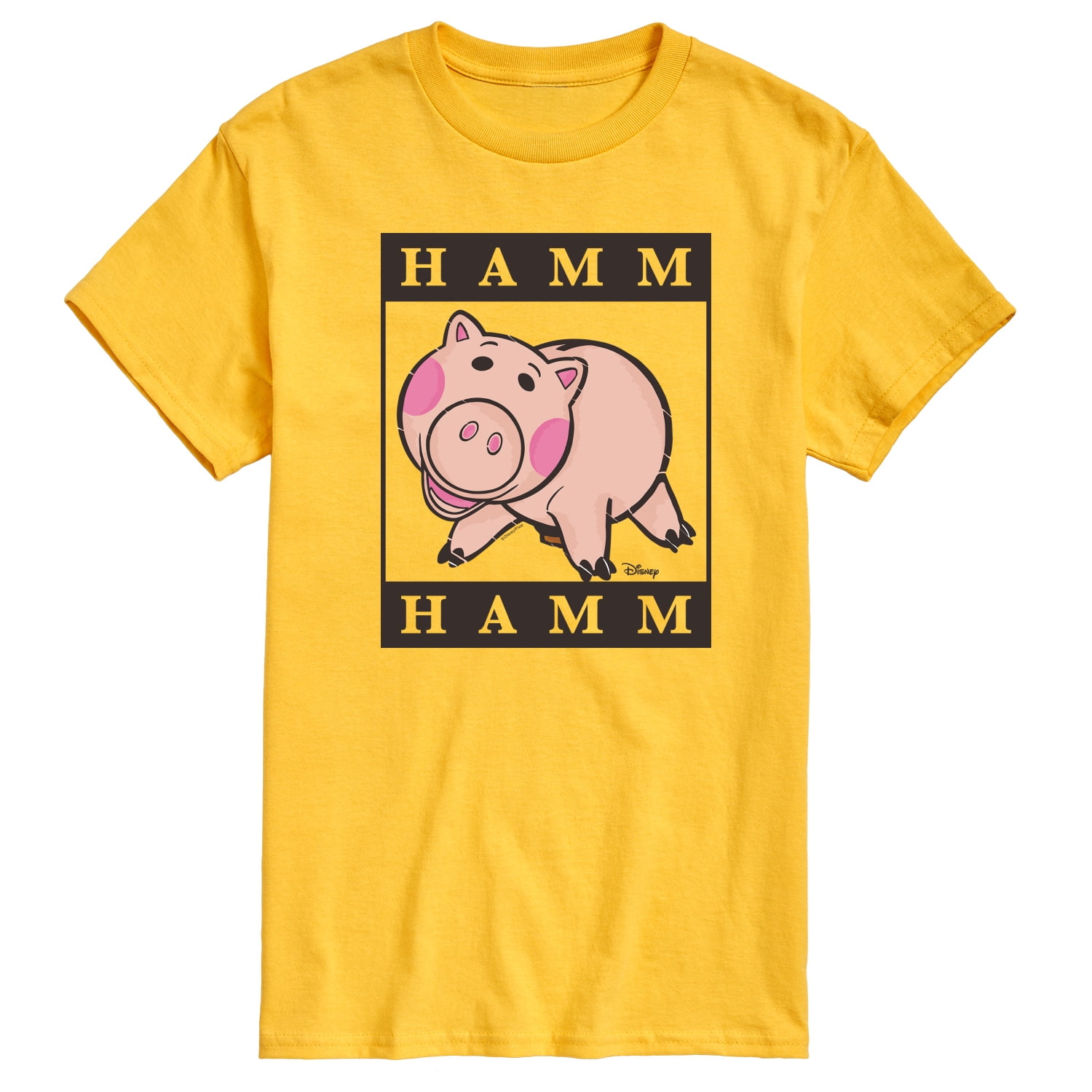 Toy Story 4 - Type Block Hamm - Men's Short Sleeve Graphic T-Shirt ...