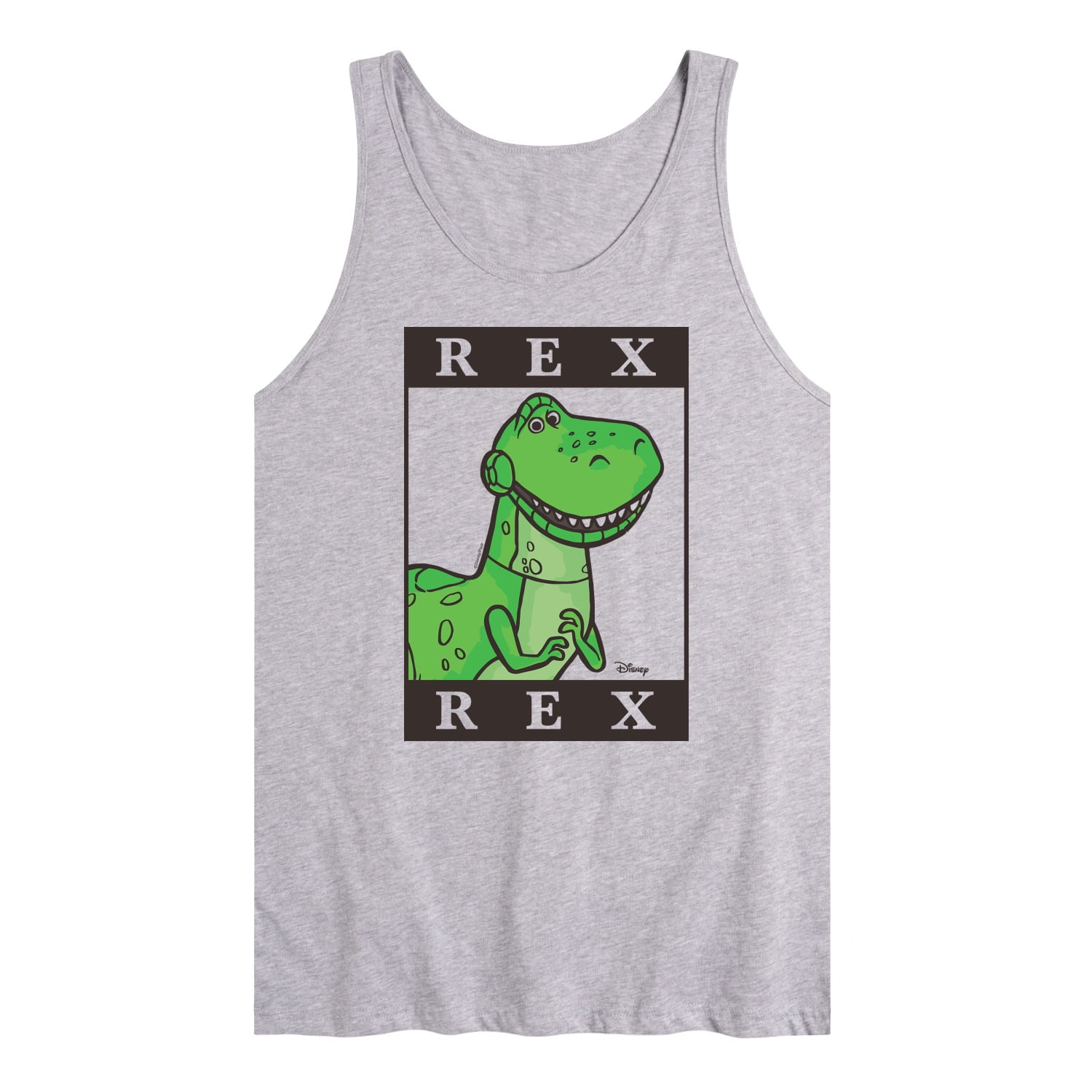 Toy Story 4 - Type Block Rex - Men's Jersey Tank Top - Walmart.com