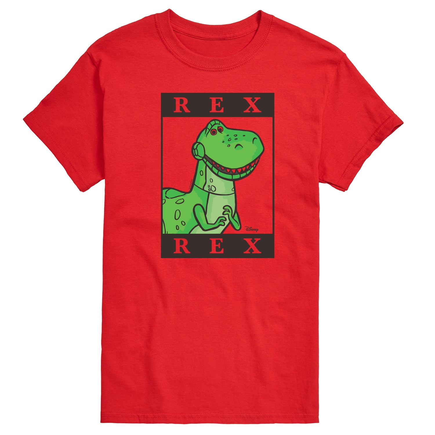 Toy Story 4 - Type Block Rex - Men's Short Sleeve Graphic T-Shirt ...