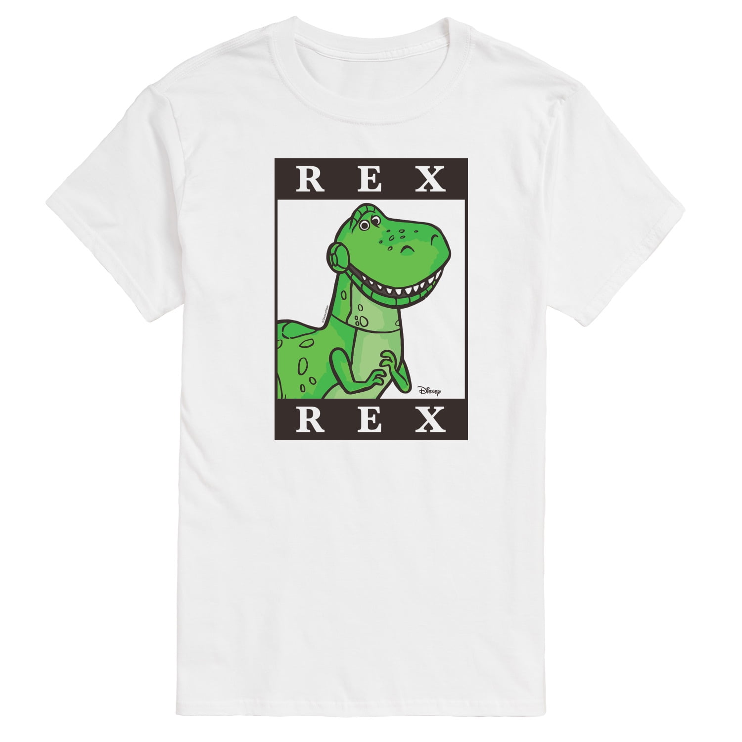 Toy Story 4 - Type Block Rex - Men's Short Sleeve Graphic T-Shirt ...