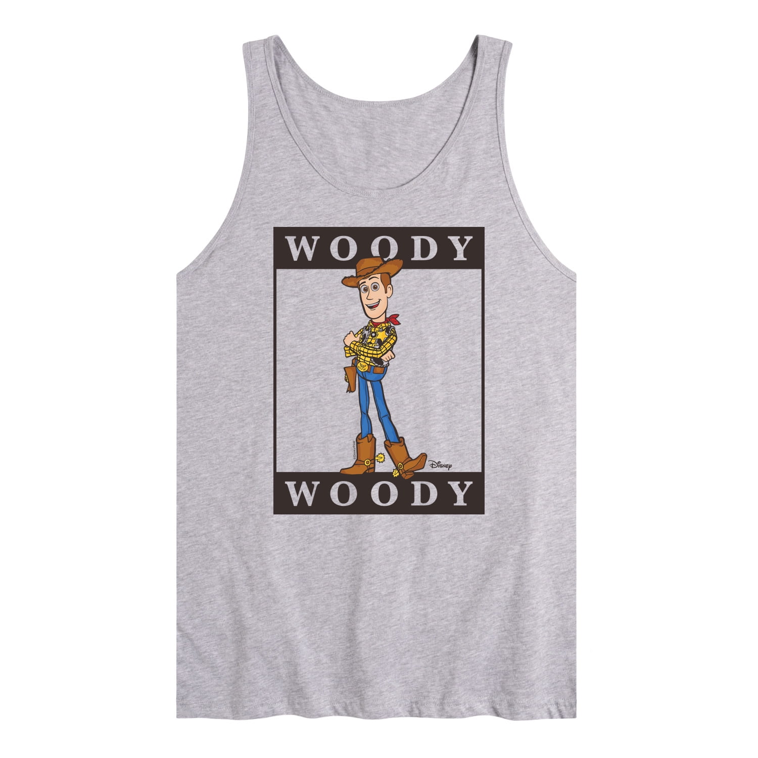 Toy Story 4 - Type Block Woody - Men's Jersey Tank Top - Walmart.com
