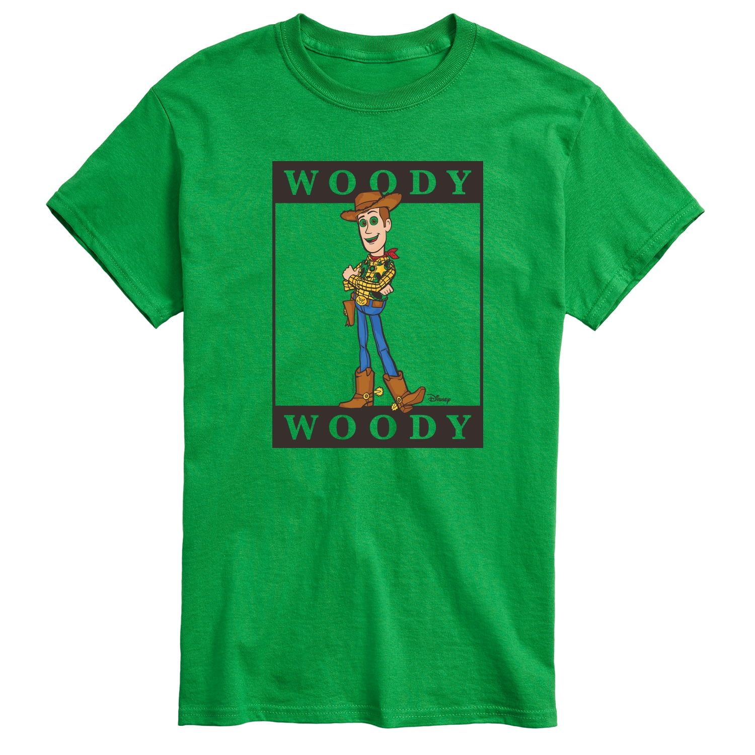 Toy Story 4 - Type Block Woody - Men's Short Sleeve Graphic T-Shirt ...