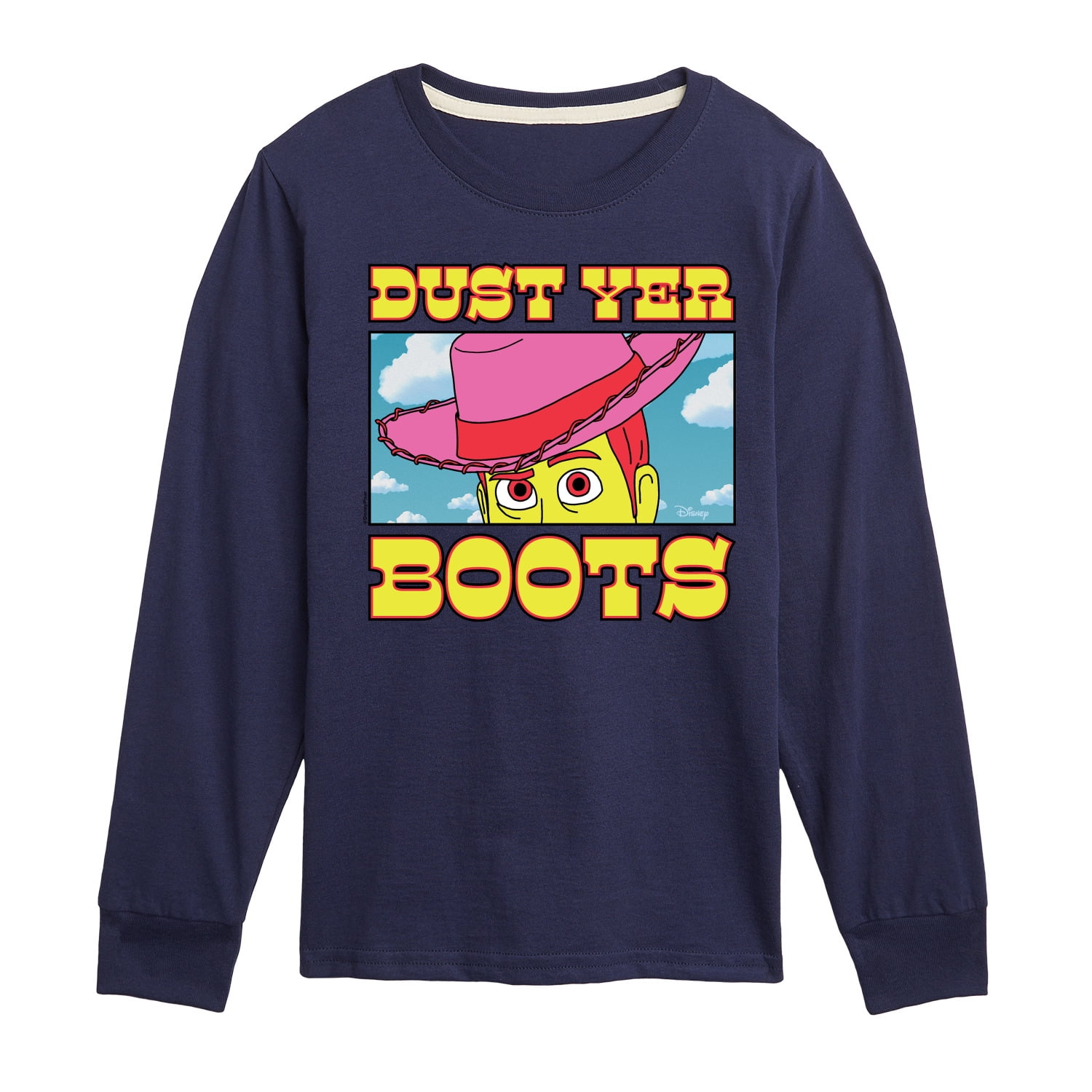 Toy Story 4 - Woody Dust Yer Boots - Toddler & Youth Long Sleeve ...