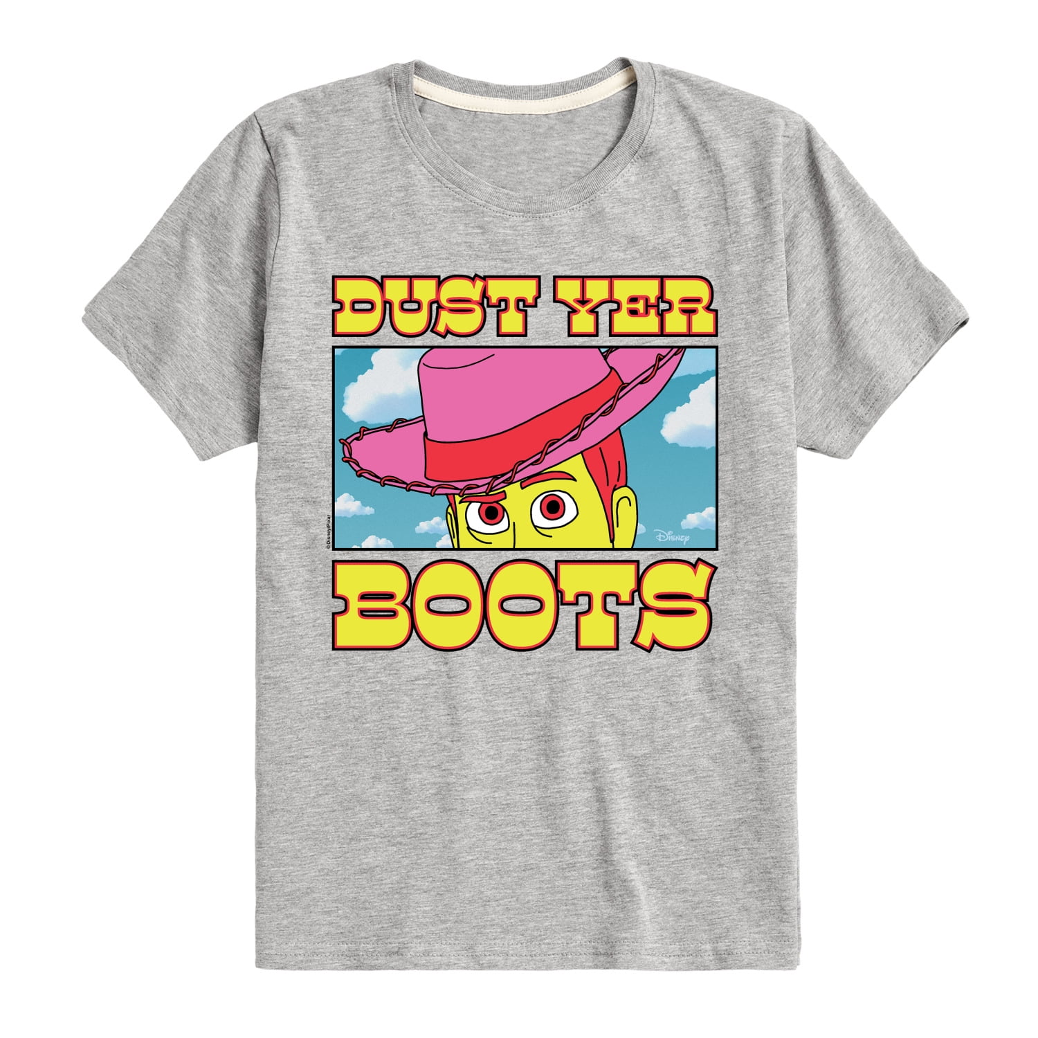 Toy Story 4 - Woody Dust Yer Boots - Toddler & Youth Short Sleeve ...