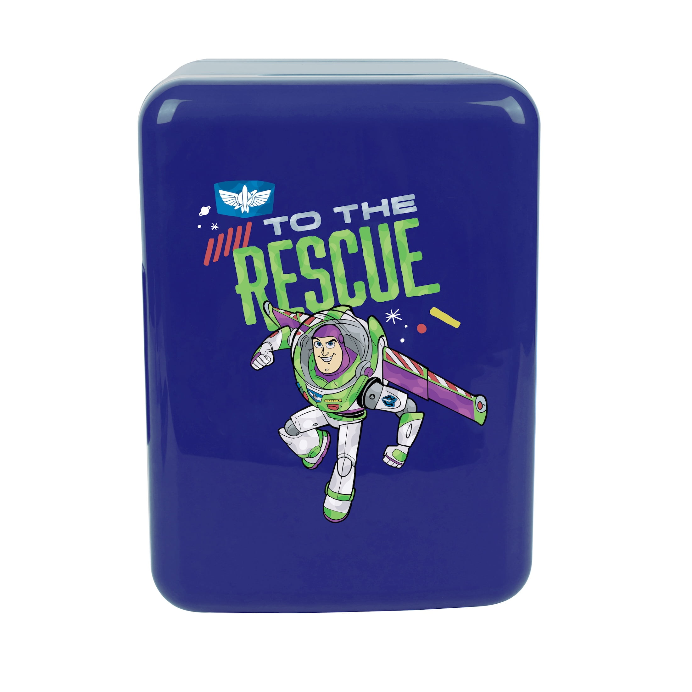 Disney Toy Story 4L 6-Can Mini Fridge Blue Compact Beverage Cooler for ...