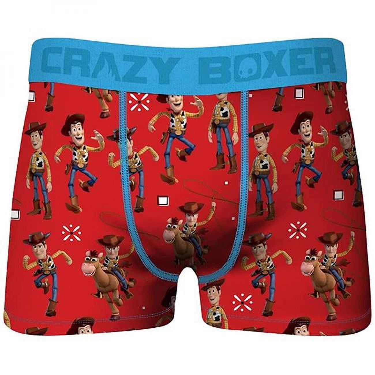 Toy Story 824420-small-28-30 Crazy Boxers Disney Woody Mens Boxer ...