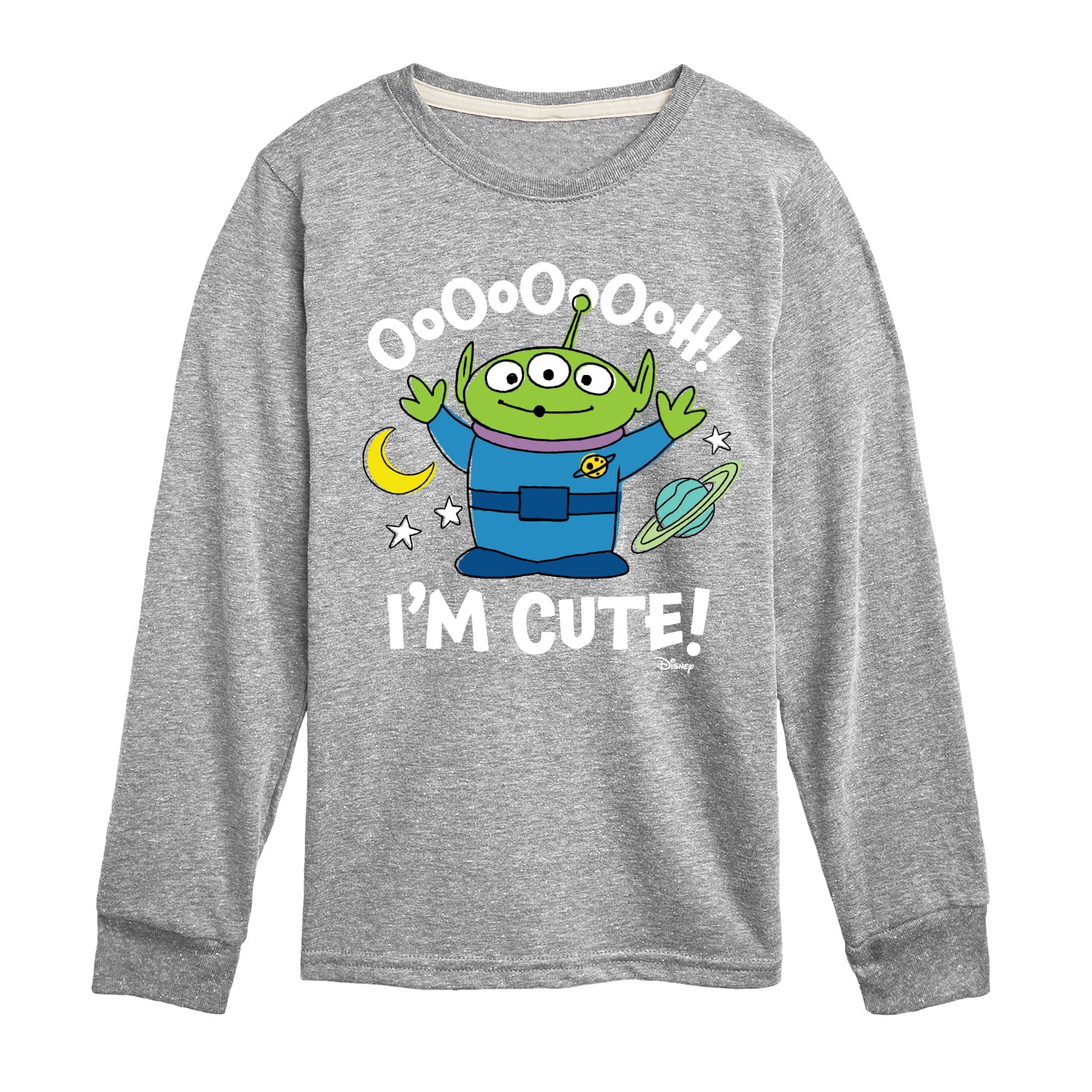 Toy Story - Alien Ooh I'm Cute - Toddler & Youth Long Sleeve Graphic T ...