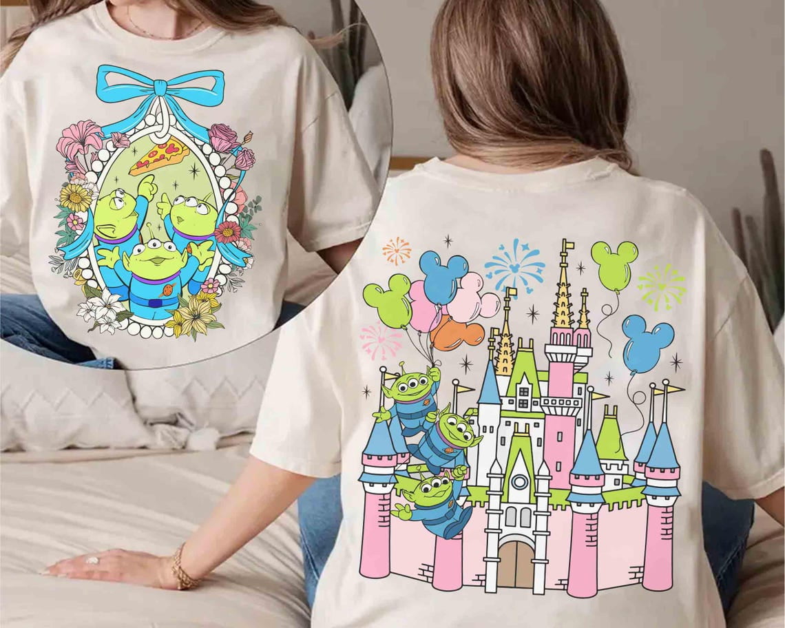 Toy Story Aliens Mickey Mouse Balloon T-Shirt, Disney Gift For Besties ...