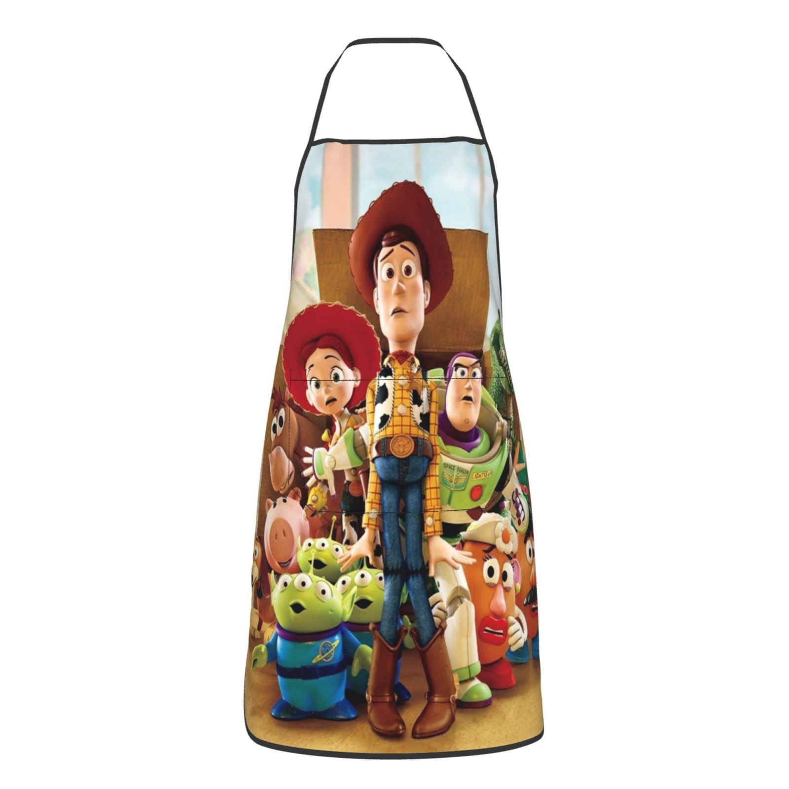 Toy Stor Apron 2 Pockets Adjustable Aprons for Cooking Cleaning ...