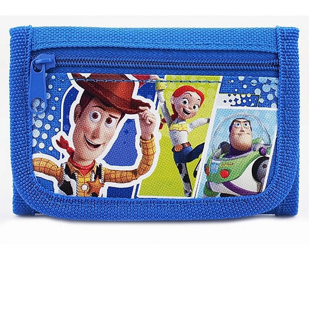 Disney Toy Story Kids Blue Trifold Wallet for Children - Walmart.com