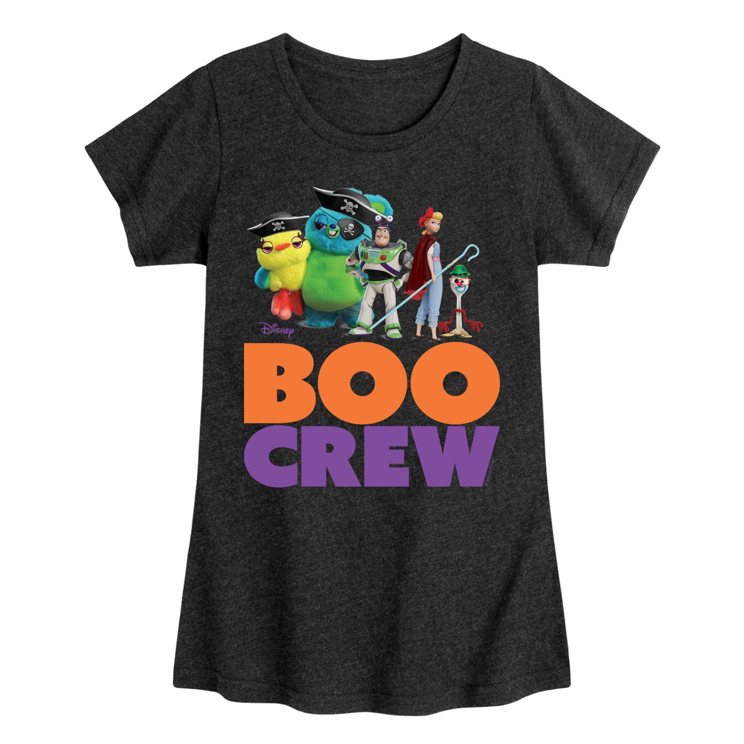 Toy Story - Boo Crew - Toddler And Youth Girls Short Sleeve Graphic T ...