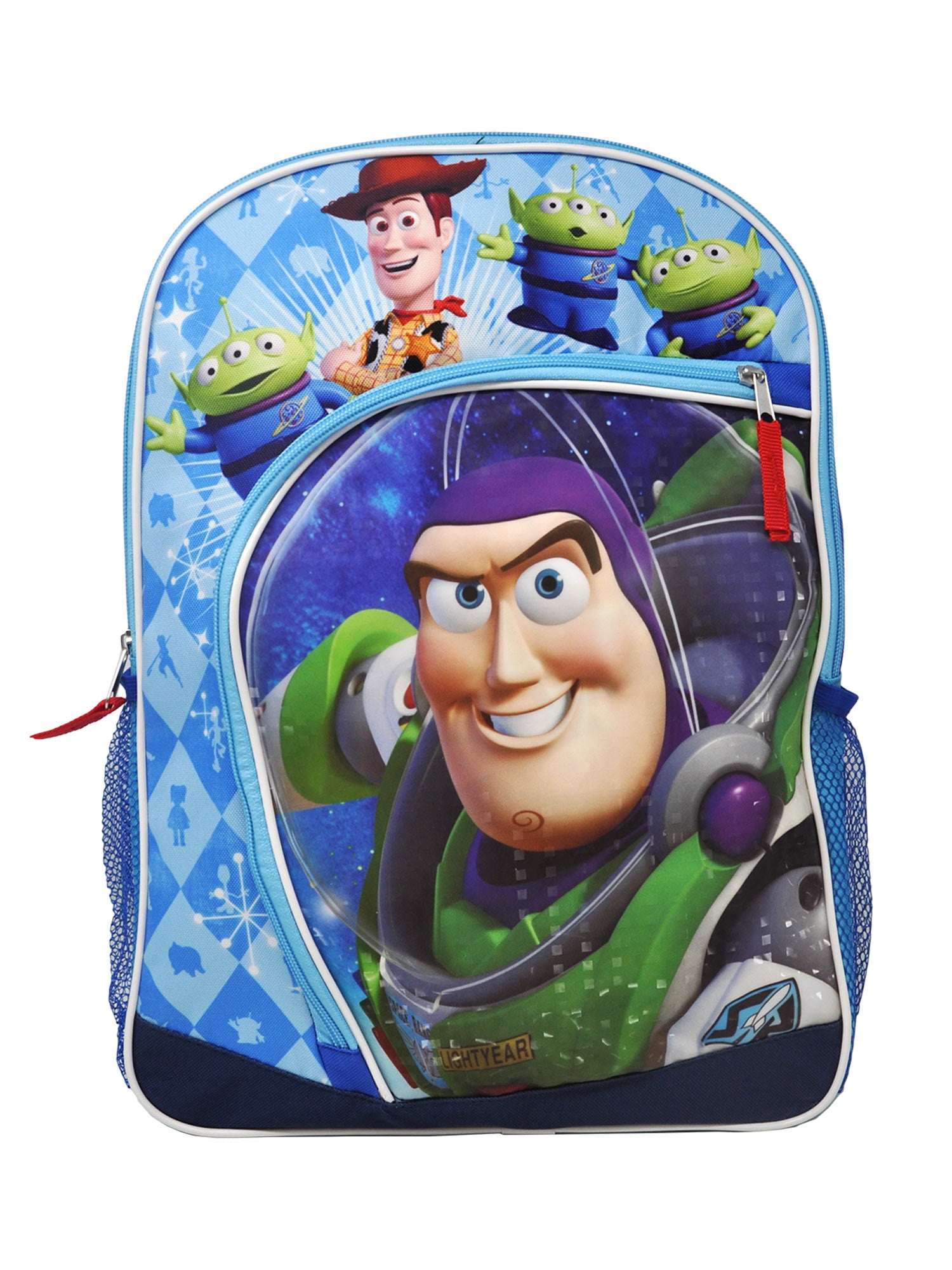 Boys Pixar Toy Story Buzz Lightyear Backpack 16" Zipper Front Pocket ...