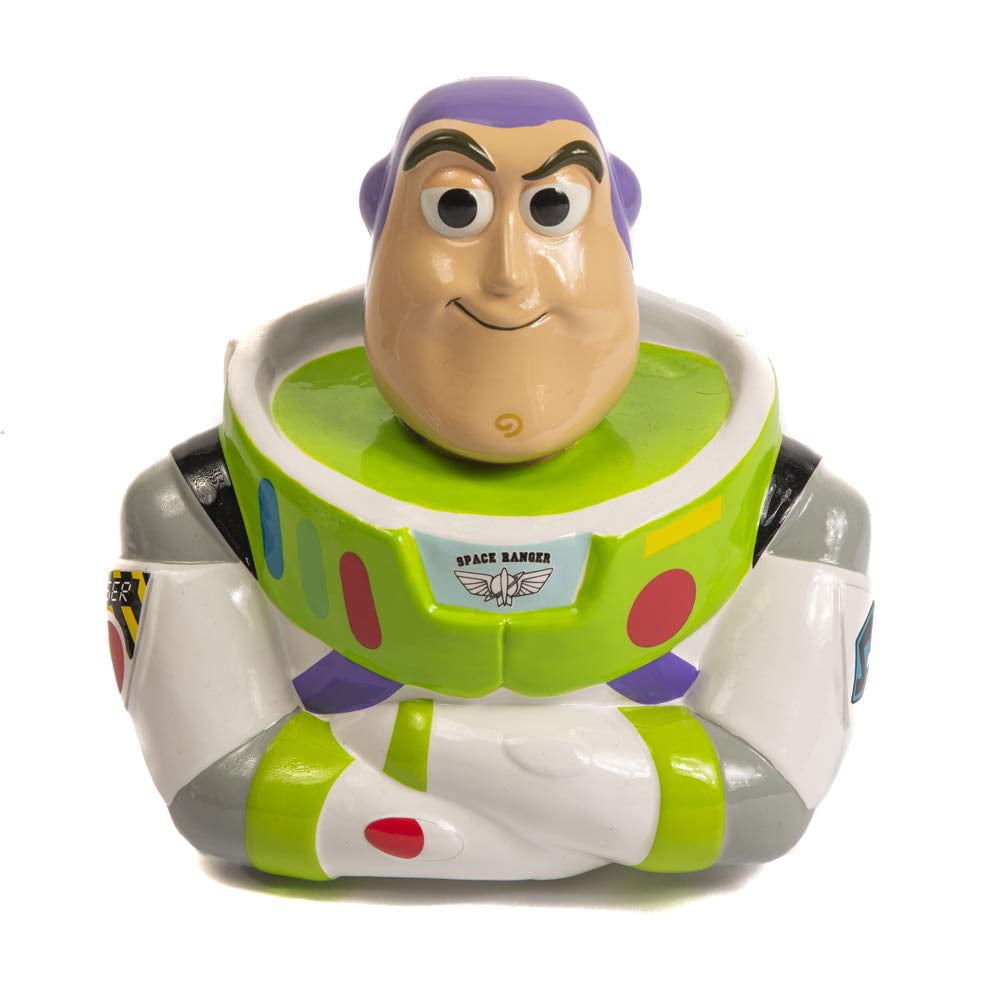 Toy Story Buzz Lightyear Piggy Bank for Kids, Large Coin Bank C30 ...