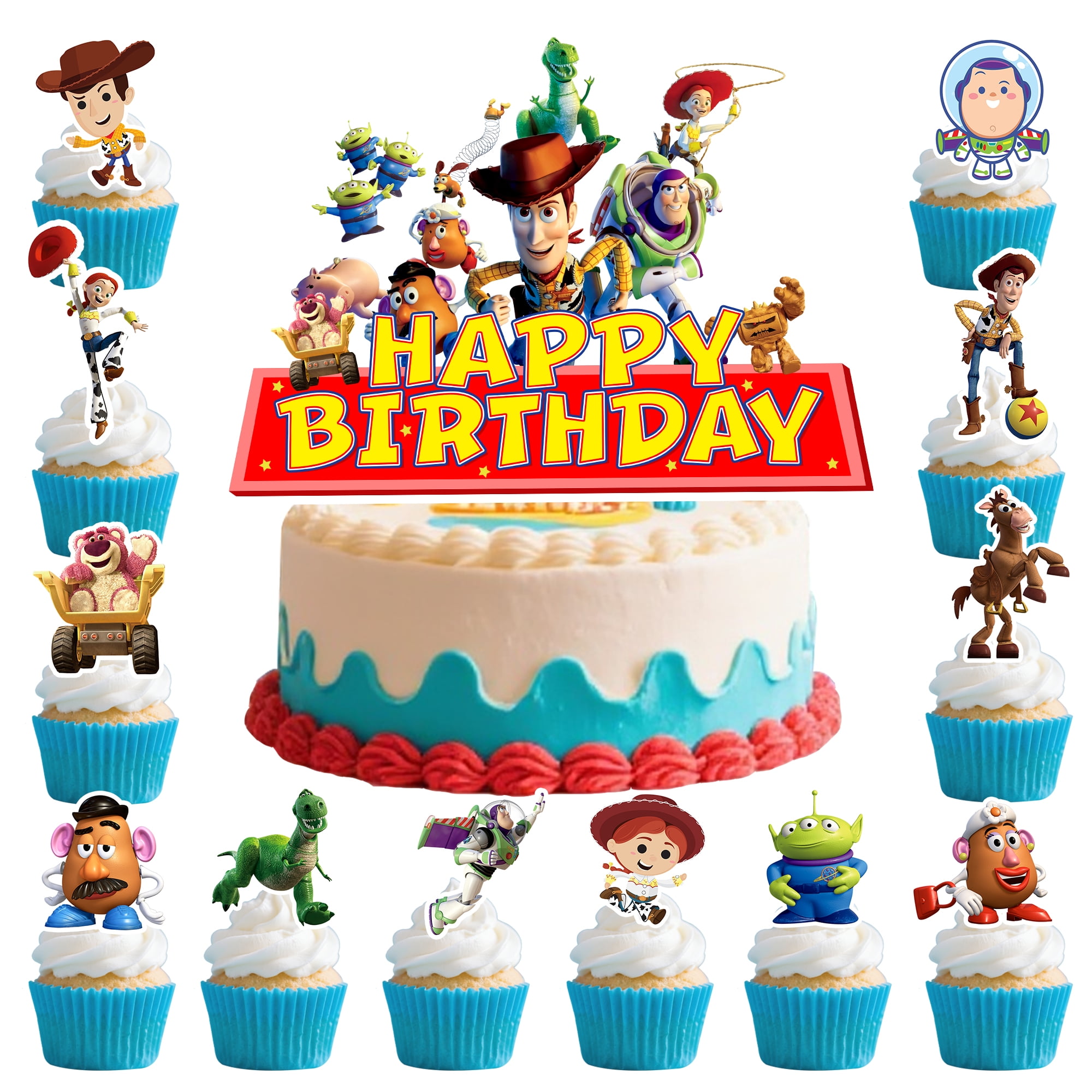 Toy Story Cake Decorations, Toy Story Cake Toppers Set - Toy Story ...