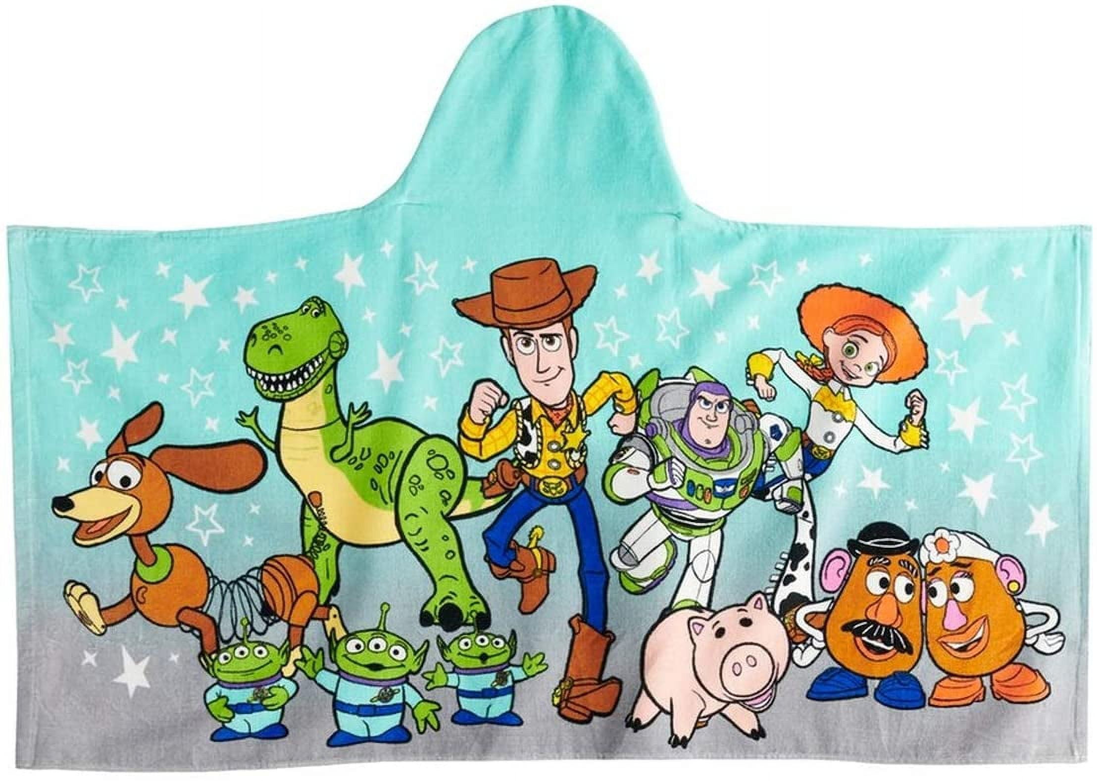 Toy Story Character Boys Girls Hooded Bath Wrap, 25" X 50" - Walmart.com