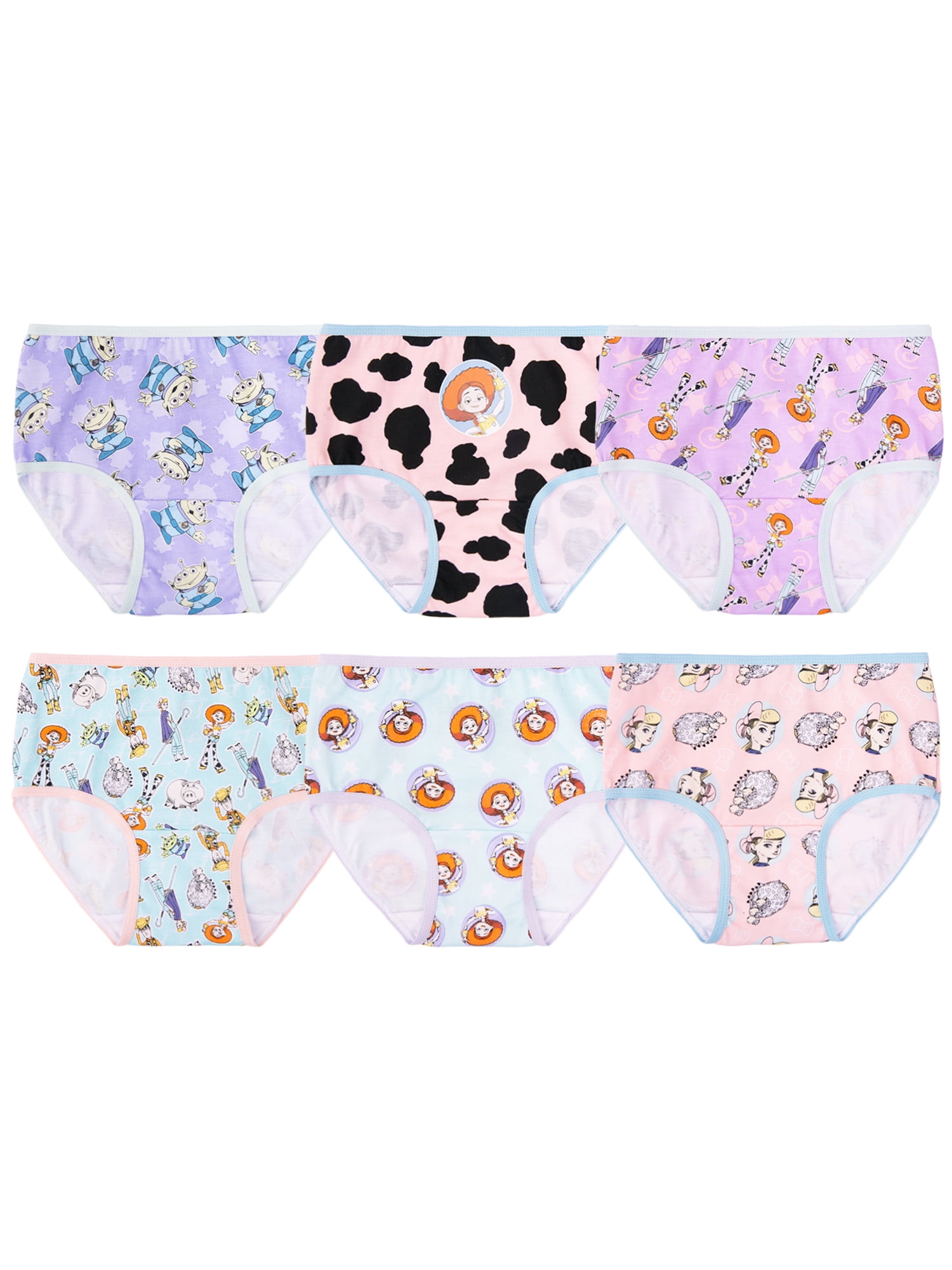 Character Toddler Girl Briefs Underwear, 6-Pack, Sizes 2T-4T - Walmart.com
