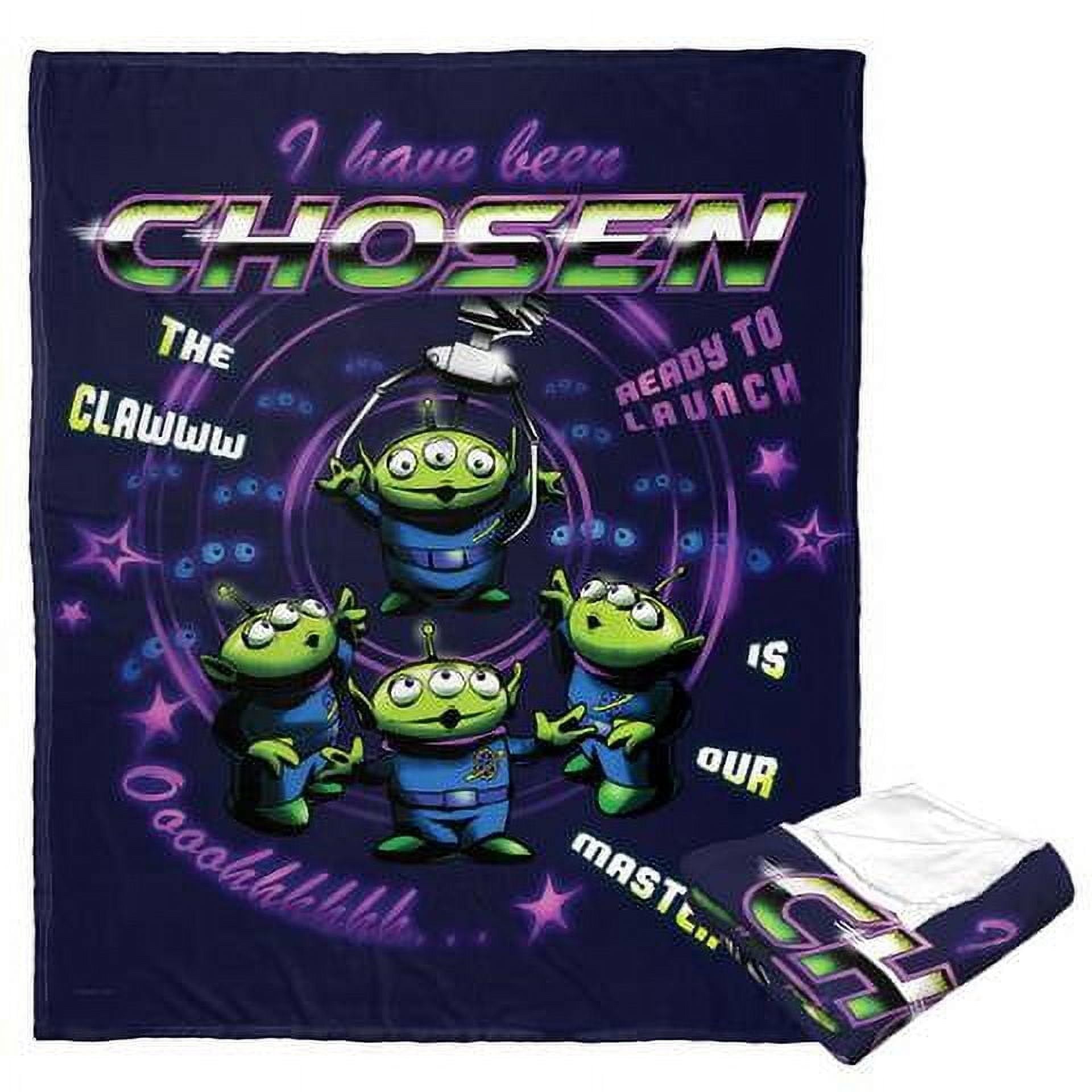 Toy Story Chosen Aliens Disney Kids Silk Touch Throw Blanket, 50 x 60 ...