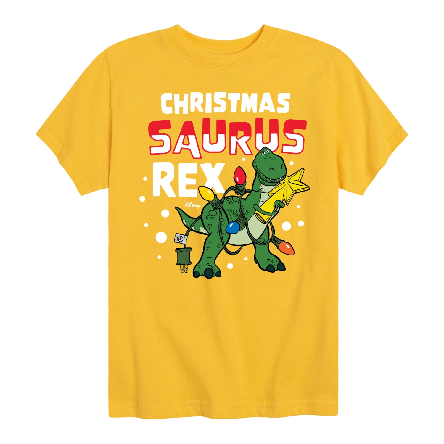 Toy Story - Christmas Saurus Rex - Toddler And Youth Short Sleeve ...