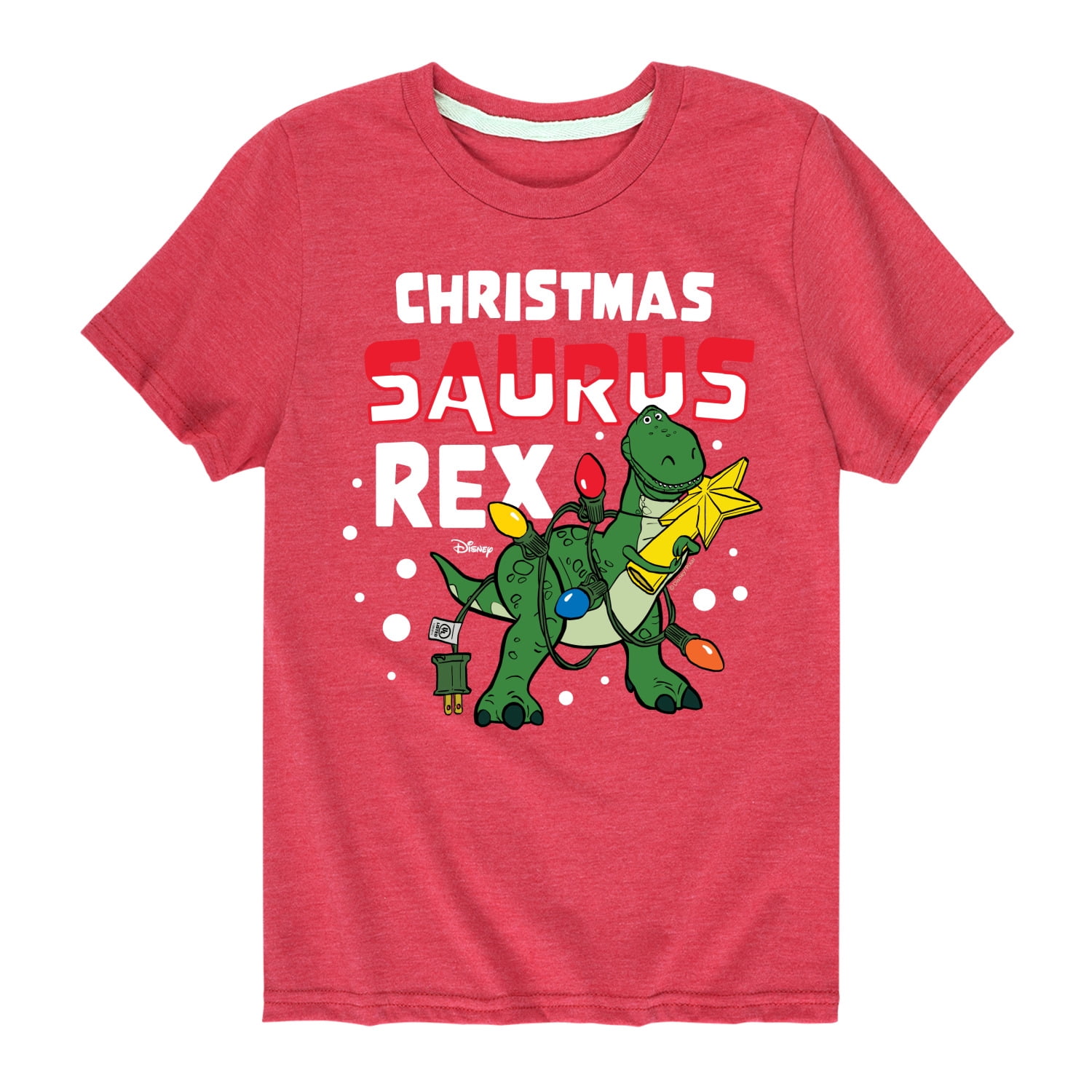 Toy Story - Christmas Saurus Rex - Toddler And Youth Short Sleeve ...