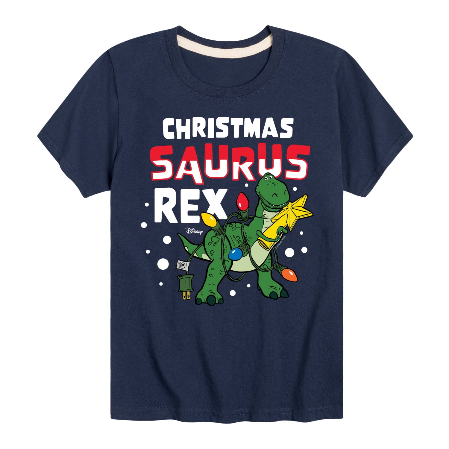 Toy Story - Christmas Saurus Rex - Toddler And Youth Short Sleeve ...