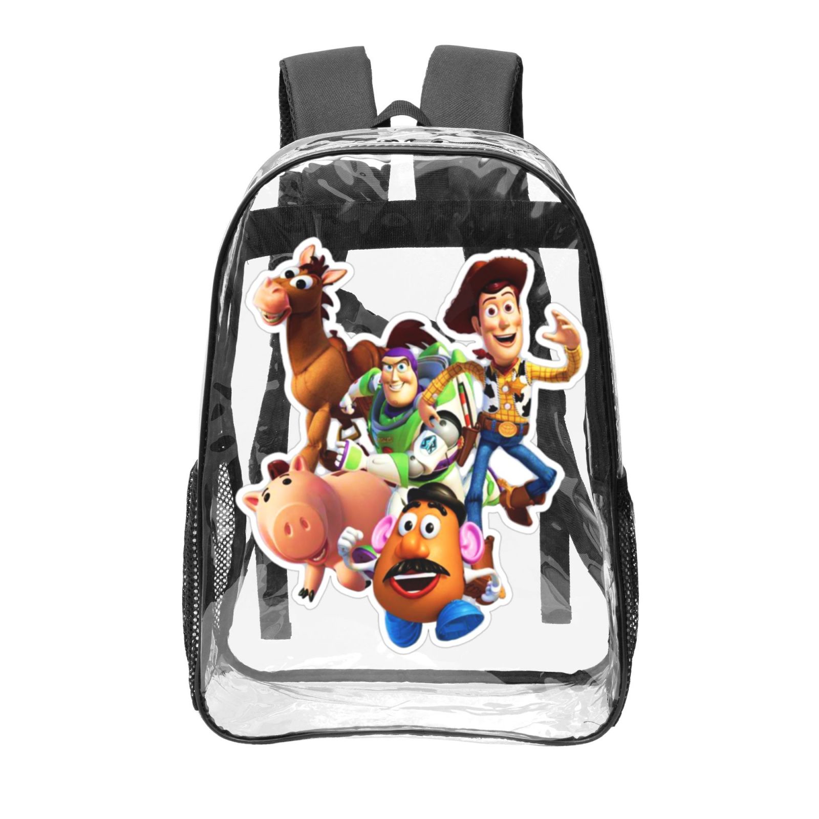 Toy Stor Clear Backpack Heavy Duty Clear Bag PVC Transparent Backpack ...