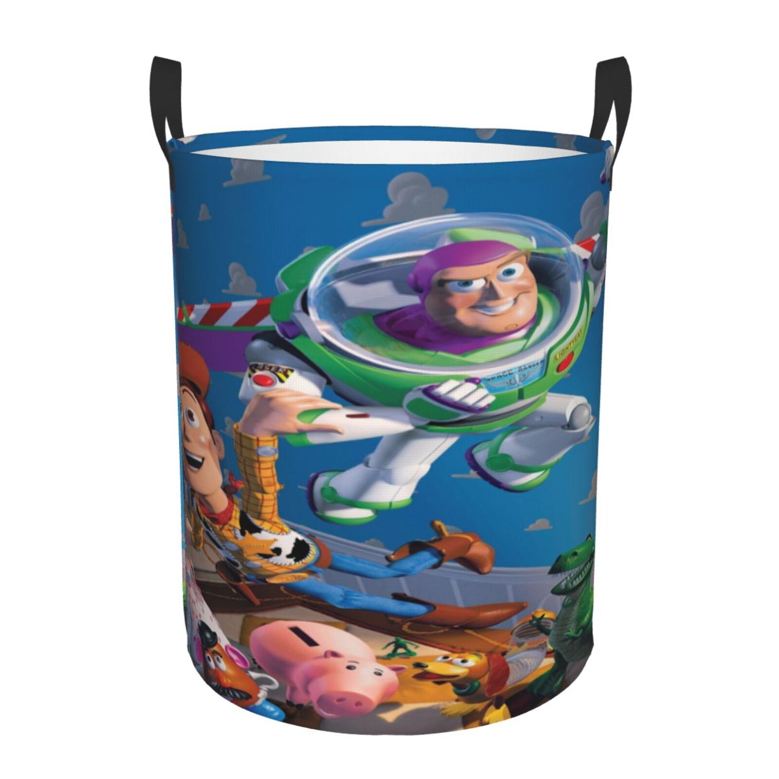 Toy Stor Collapsible Laundry Basket Cartoon Laundry Hamper with Handles ...