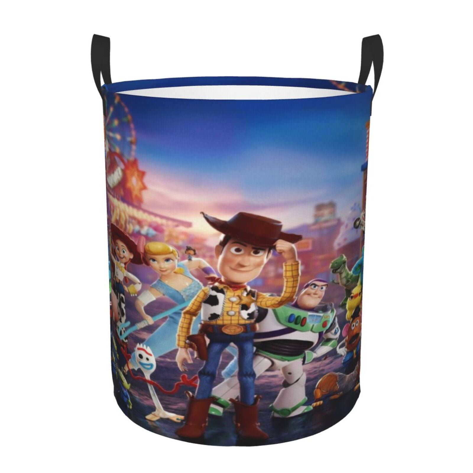 Toy Stor Collapsible Laundry Basket Cartoon Laundry Hamper with Handles ...