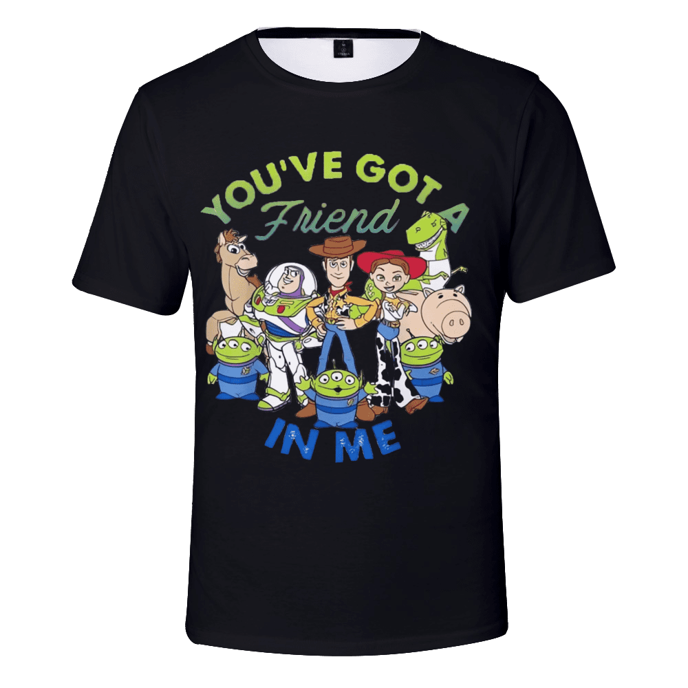 Toy Story Cute 3D Printed Shirts Cartoon Casual Toy Story Tee Shirt ...