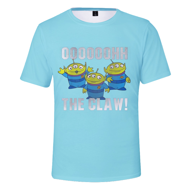 Toy Story Cute 3D Printed T-Shirt Fashion Short-Sleeve Toy Story Tops ...