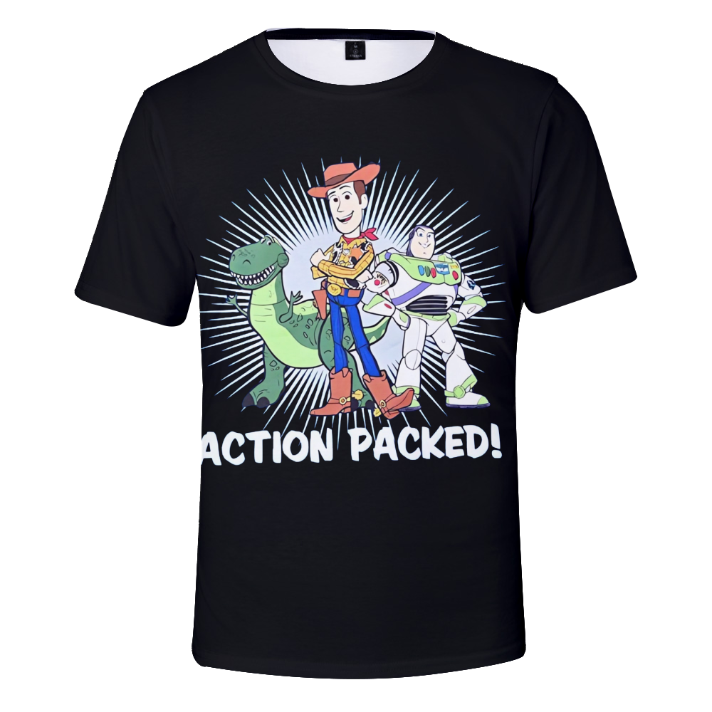 Toy Story Cute 3d Printing Tee Fashion Print Toy Story T Shirt Birthday T