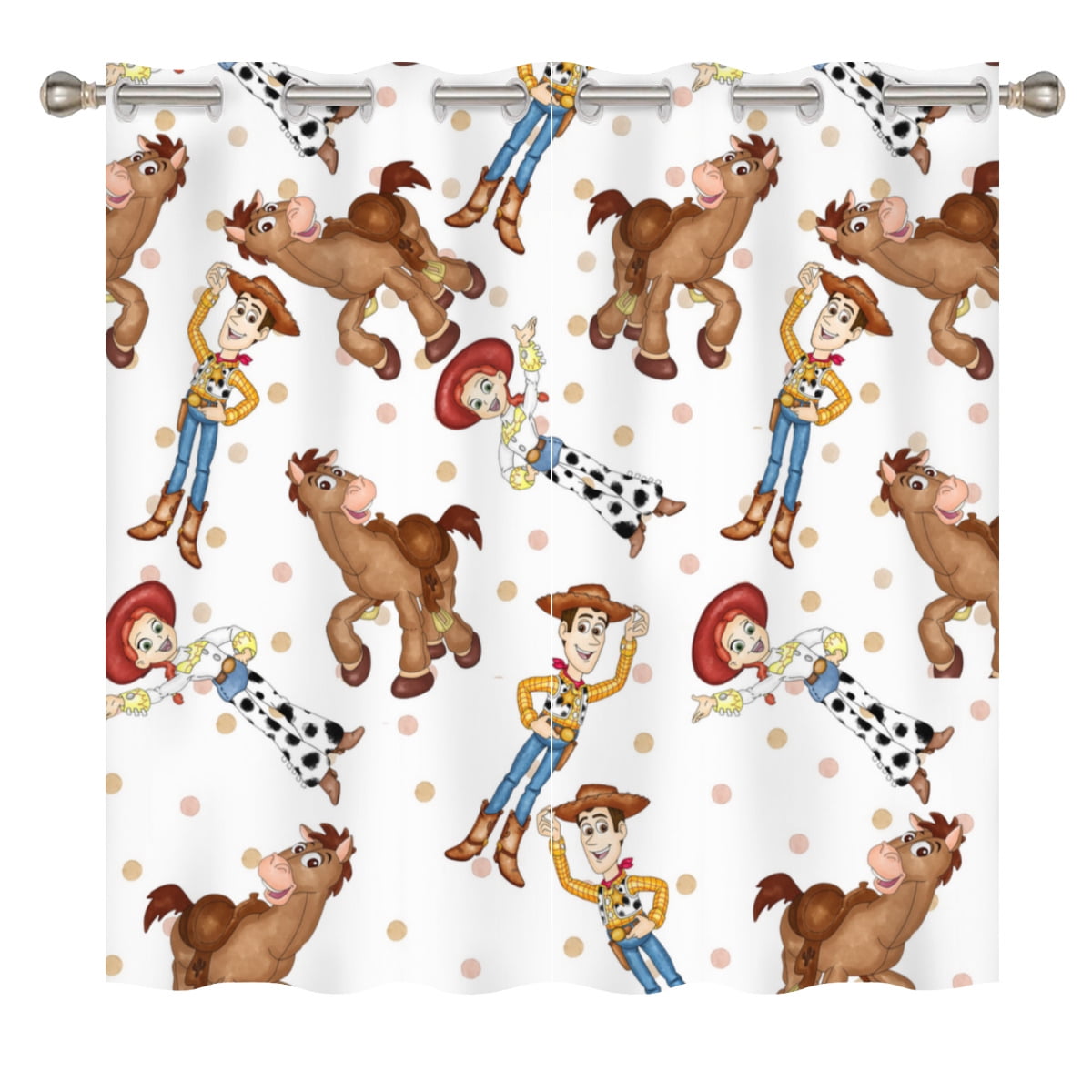 Toy Story Cute Blackout Curtains for Boys Girls Home Decor, Cartoon Fun ...