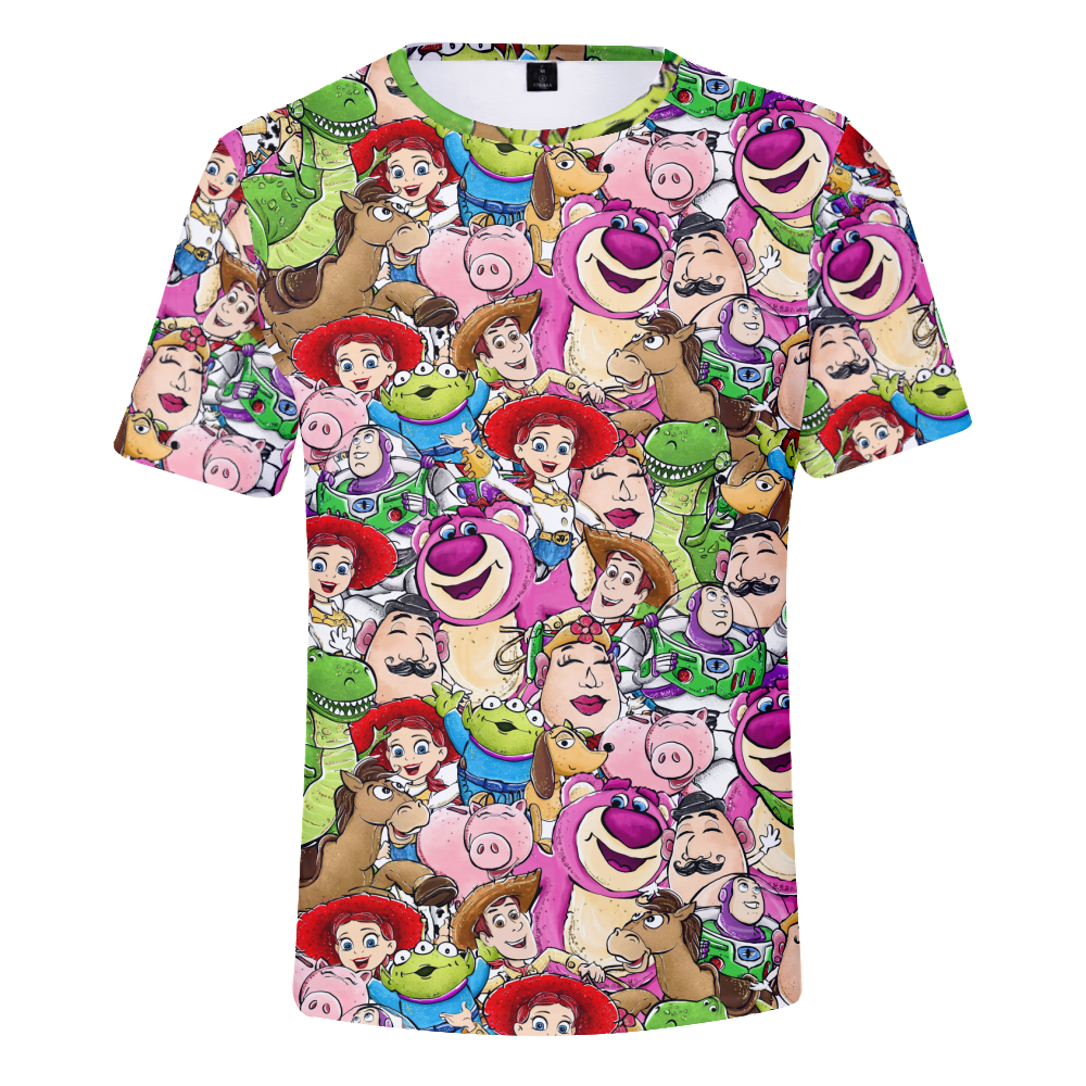 Toy Story Cute Boys' T-Shirt Cartoon Printed Toy Story Tops Birthday ...