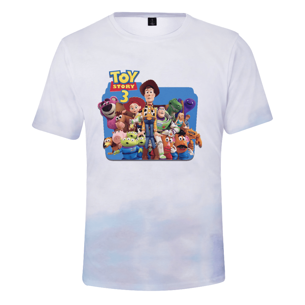 Toy Story Cute Cartoon T-Shirt Cartoon Short-Sleeve Toy Story T Shirts ...