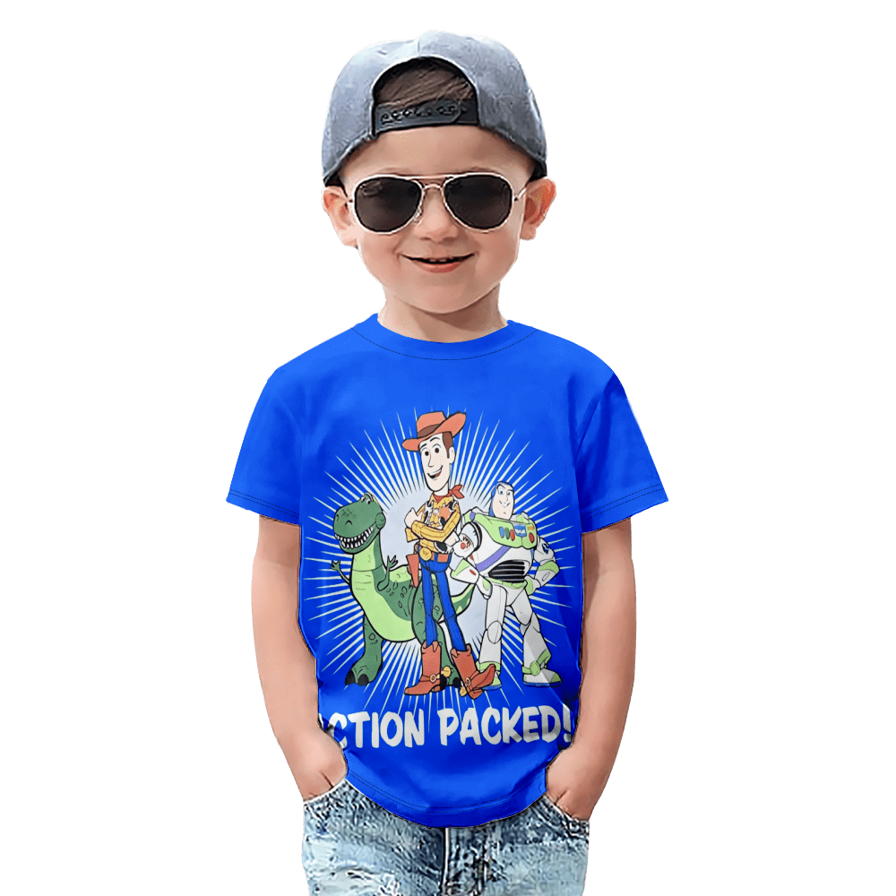 Toy Story Cute Children's Tee Shirt Cool Cartoon Toy Story Tops ...