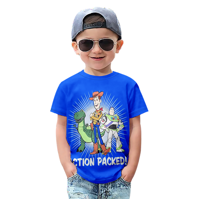 Toy Story Cute Children's Tee Shirt Cool Cartoon Toy Story Tops ...