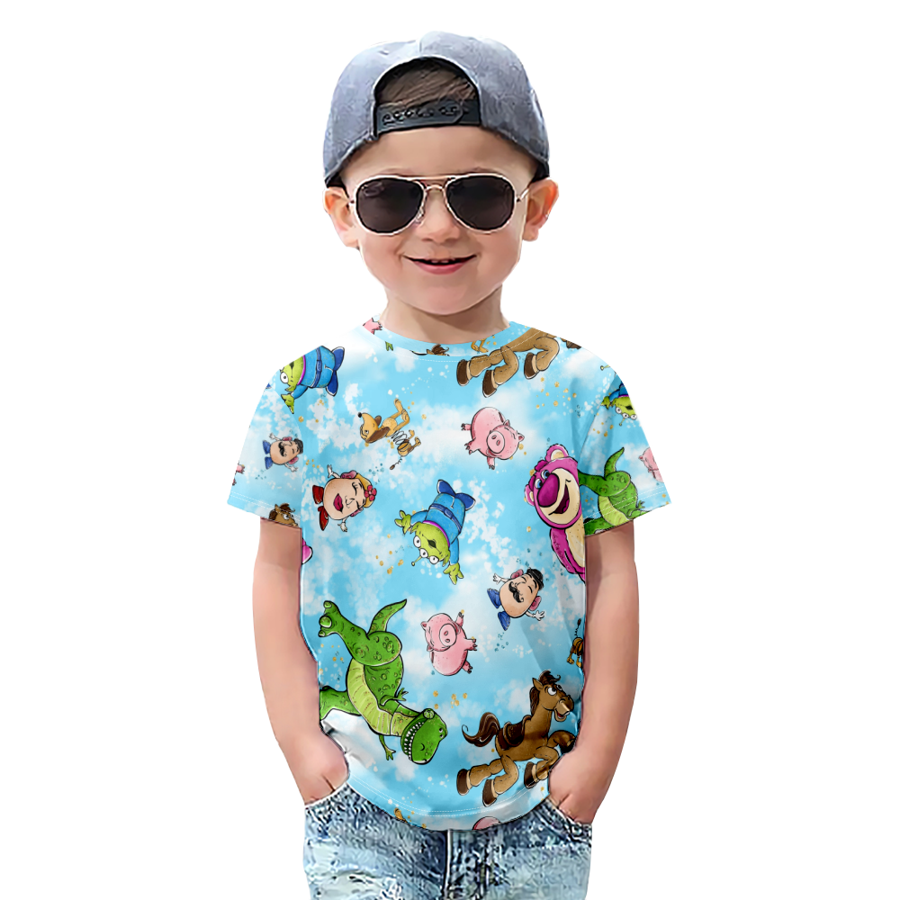 Toy Story Cute Kids' Tee Retro Short-Sleeve Toy Story Tee Birthday ...