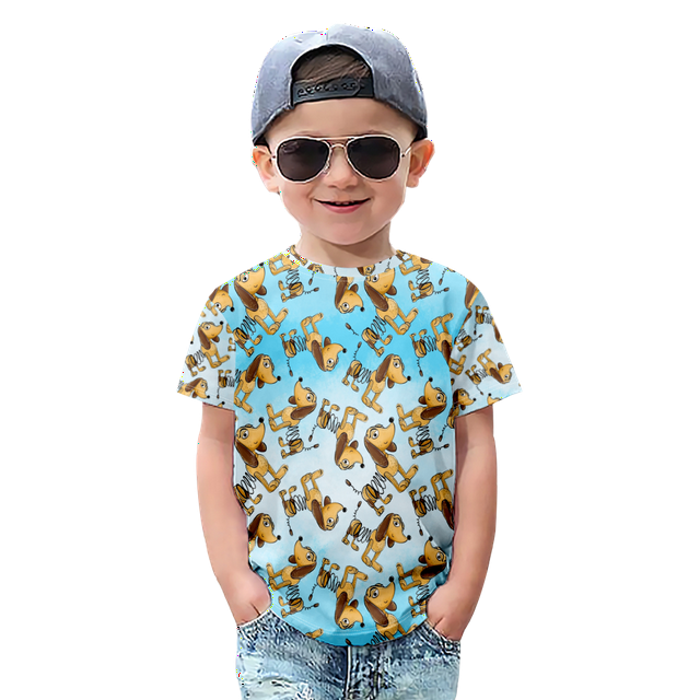 Toy Story Cute Little Big Boys Girls T Shirts Fashion Round Neck Toy ...