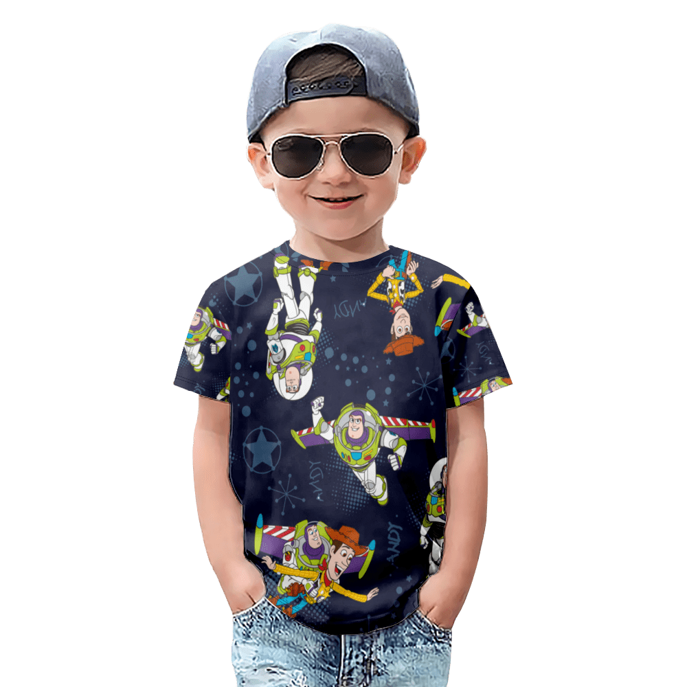 Toy Story Cute Summer Tops Cute Short-Sleeve Toy Story T-Shirt Birthday ...