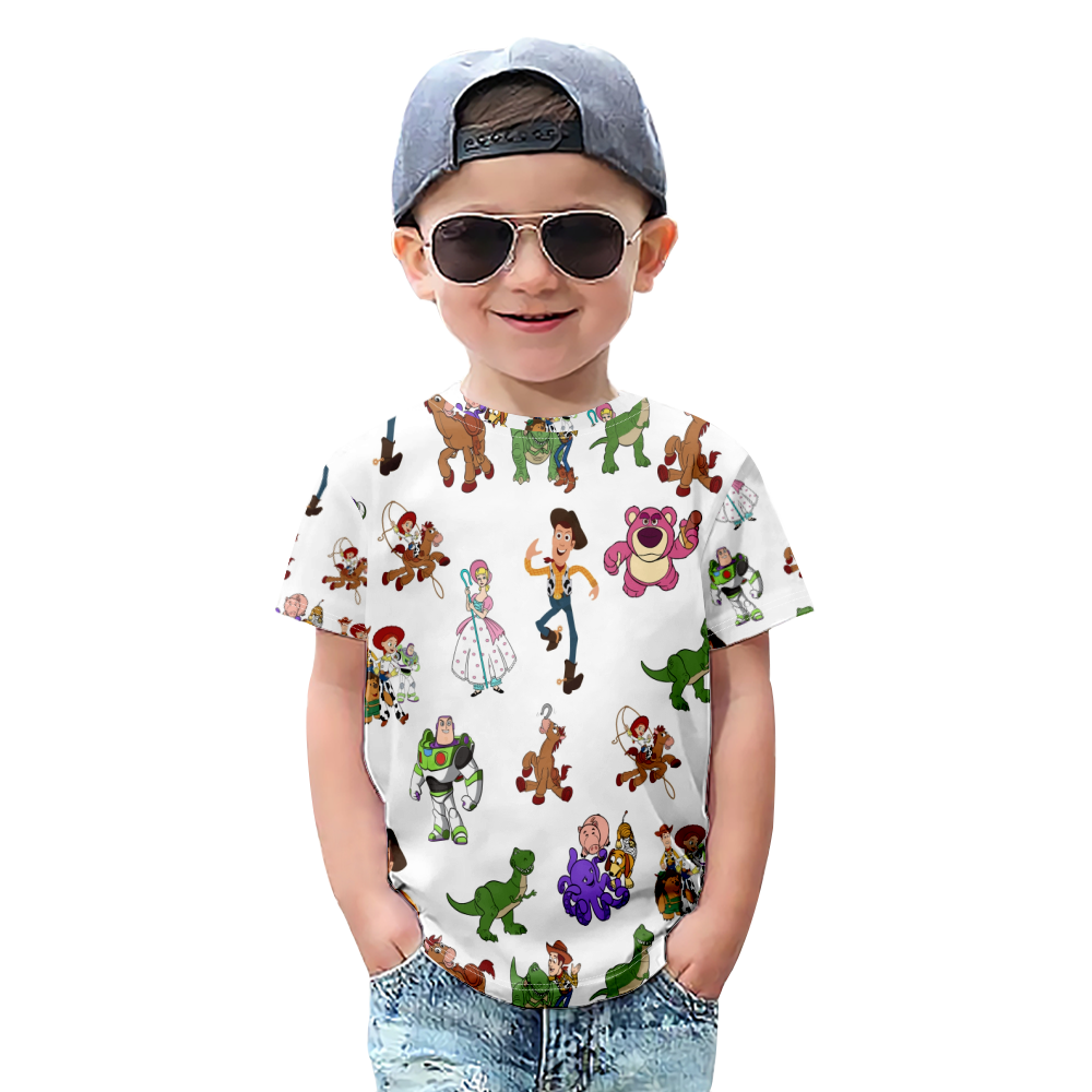 Toy Story Cute The Children's Tee Popular Round Neck Toy Story Tee ...
