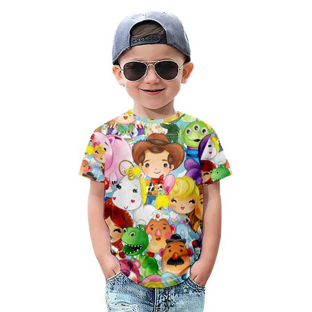 Toy Story Cute The Children's Tee Shirt Cute Short-Sleeve Toy Story ...