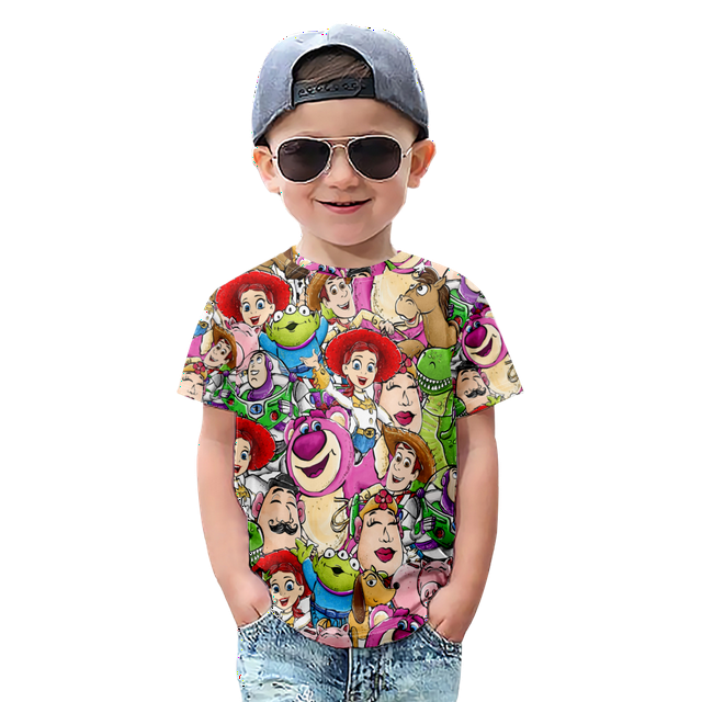 Toy Story Cute Toddler Girls' T-Shirt Cartoon Anime Toy Story T Shirts ...
